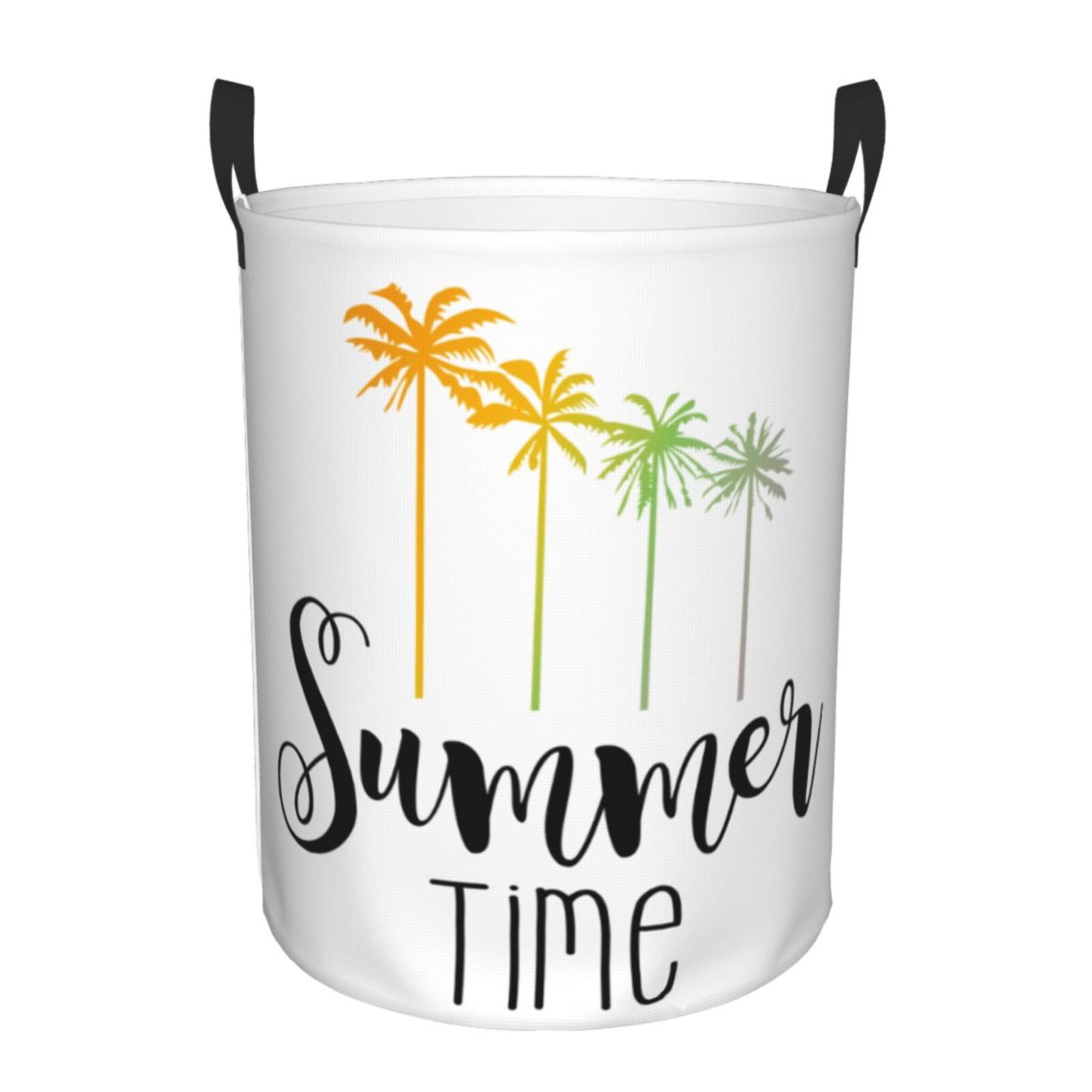 Bingfone Summer Time Waterproof Foldable Laundry Hamper Bucket With ...