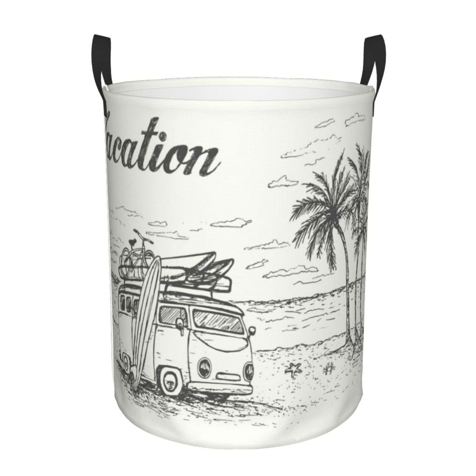 Bingfone Summer Vacation Scene With Camping Van Waterproof Foldable ...