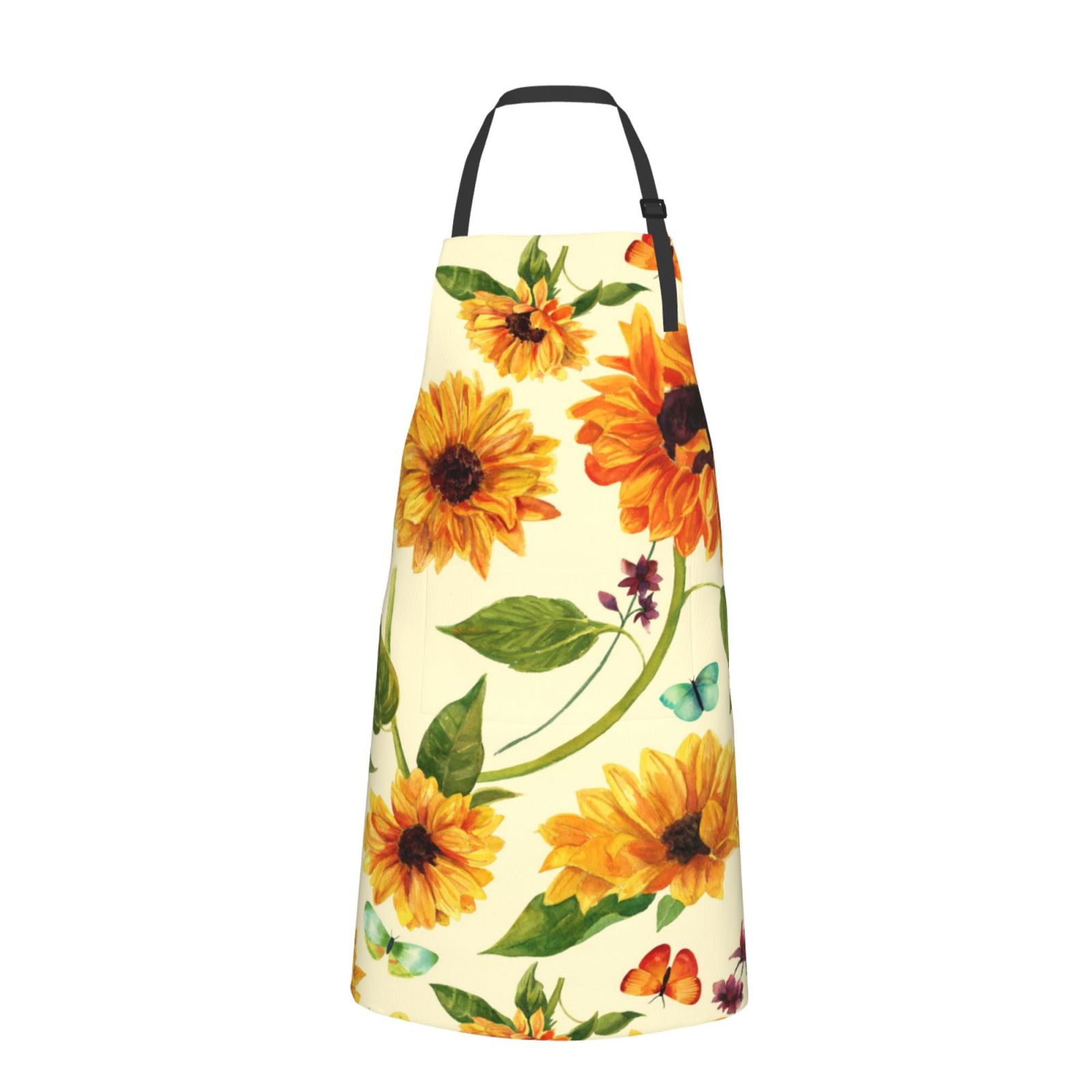 Bingfone Sunflowers And Butterflies Apron Gifts For Men, Women ...