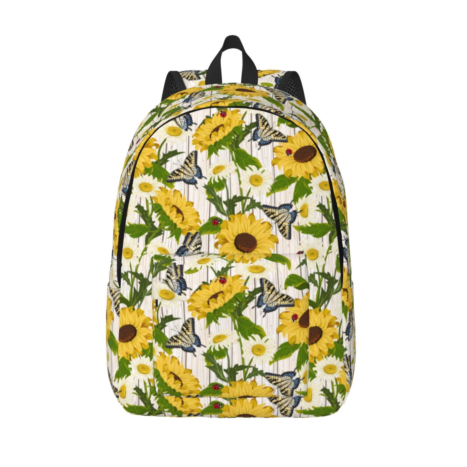 Bingfone Sunflowers And Butterflies Print Canvas College Laptop ...