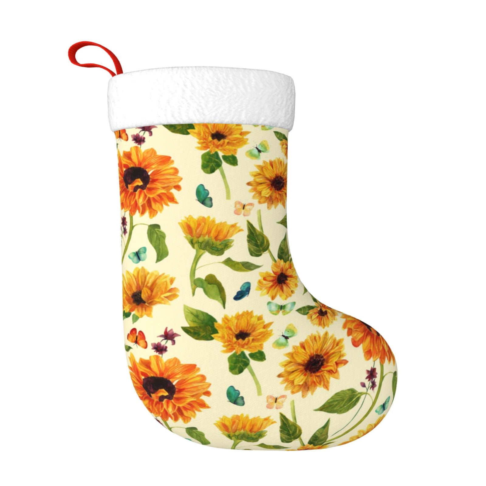 Bingfone Sunflowers And Butterflies Print Personalized Christmas ...