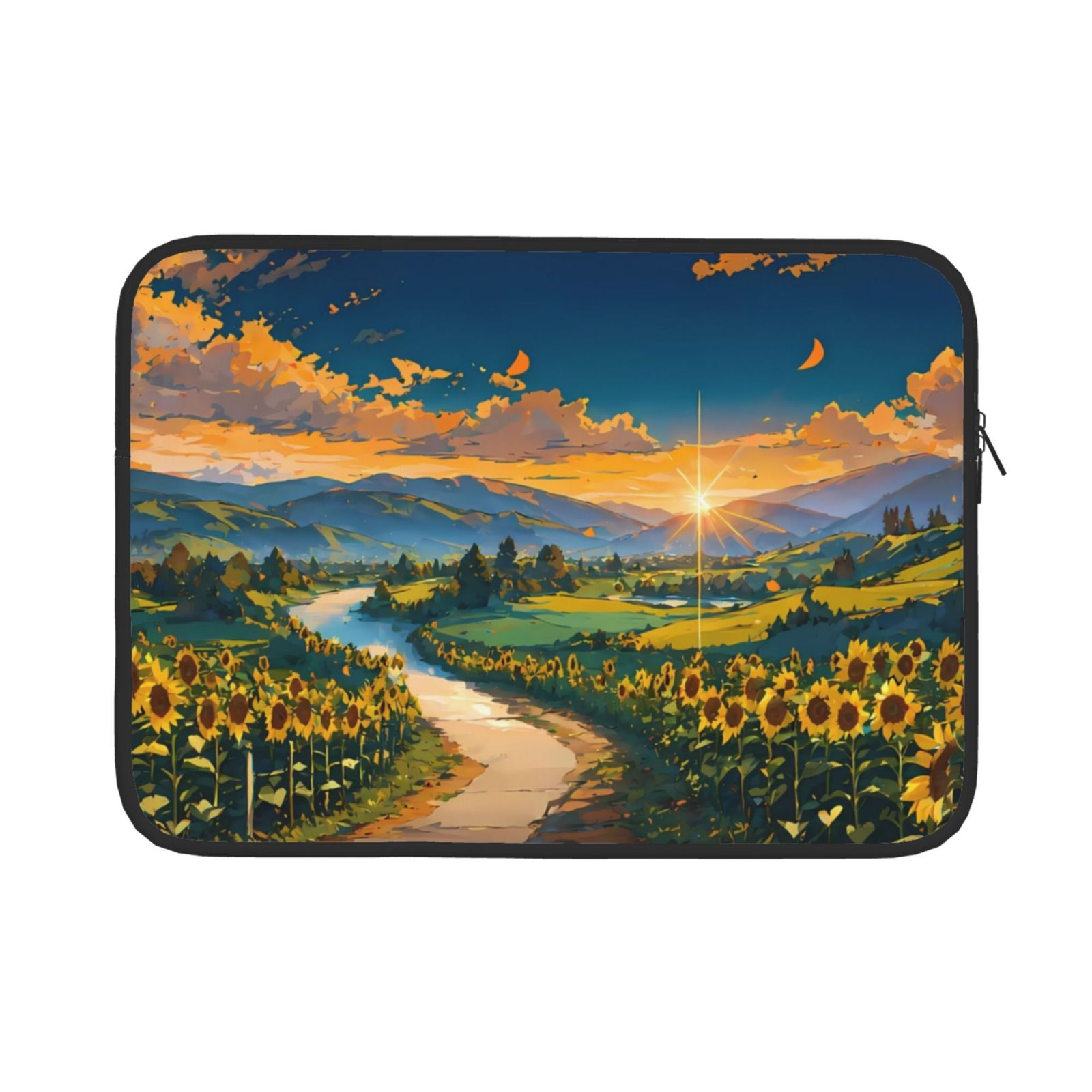 Bingfone Sunflowers At Sunset Laptop Sleeve Case 13 inch , 360 ...