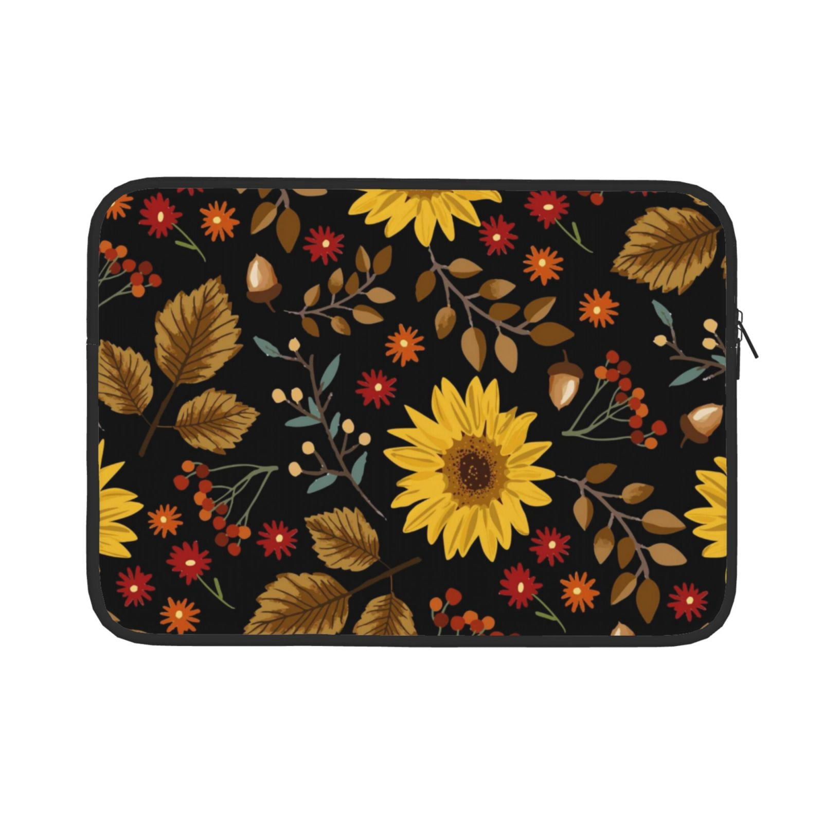 Bingfone Sunflowers Leaves Laptop Sleeve Case 13 Inch, 360° Protective ...