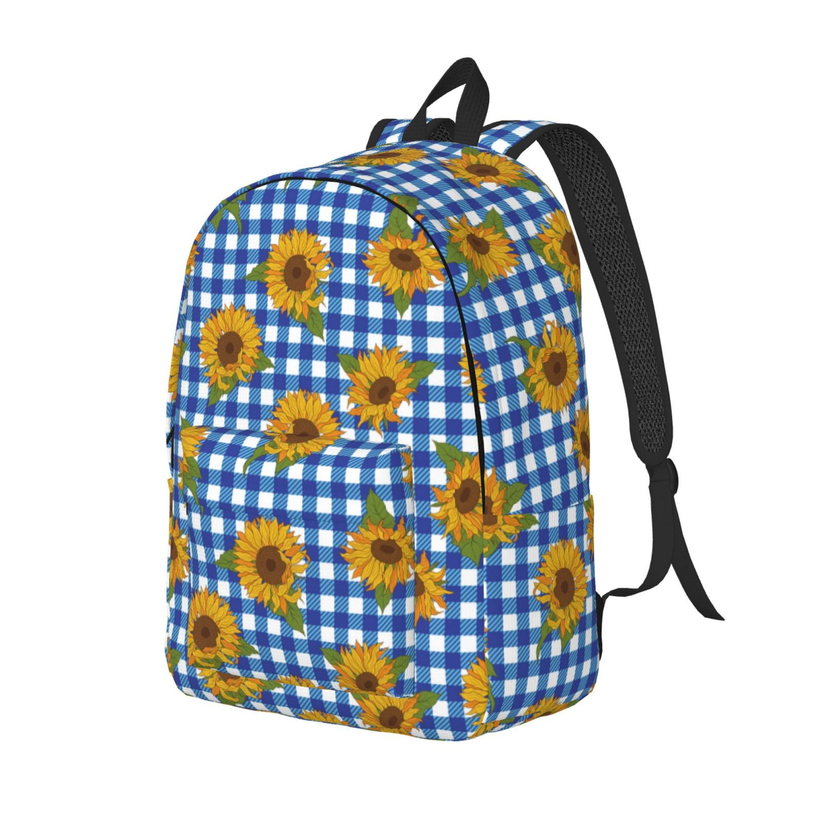 Bingfone Sunflowers Print Canvas College Laptop Backpack, Large ...