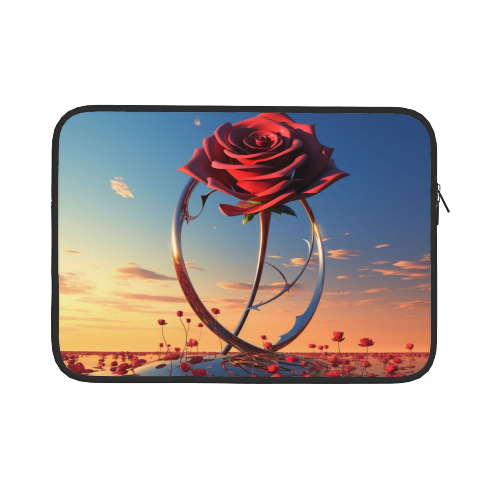 Bingfone Sunset Rose Elegance Laptop Sleeve Case 13 inch , 360 ...