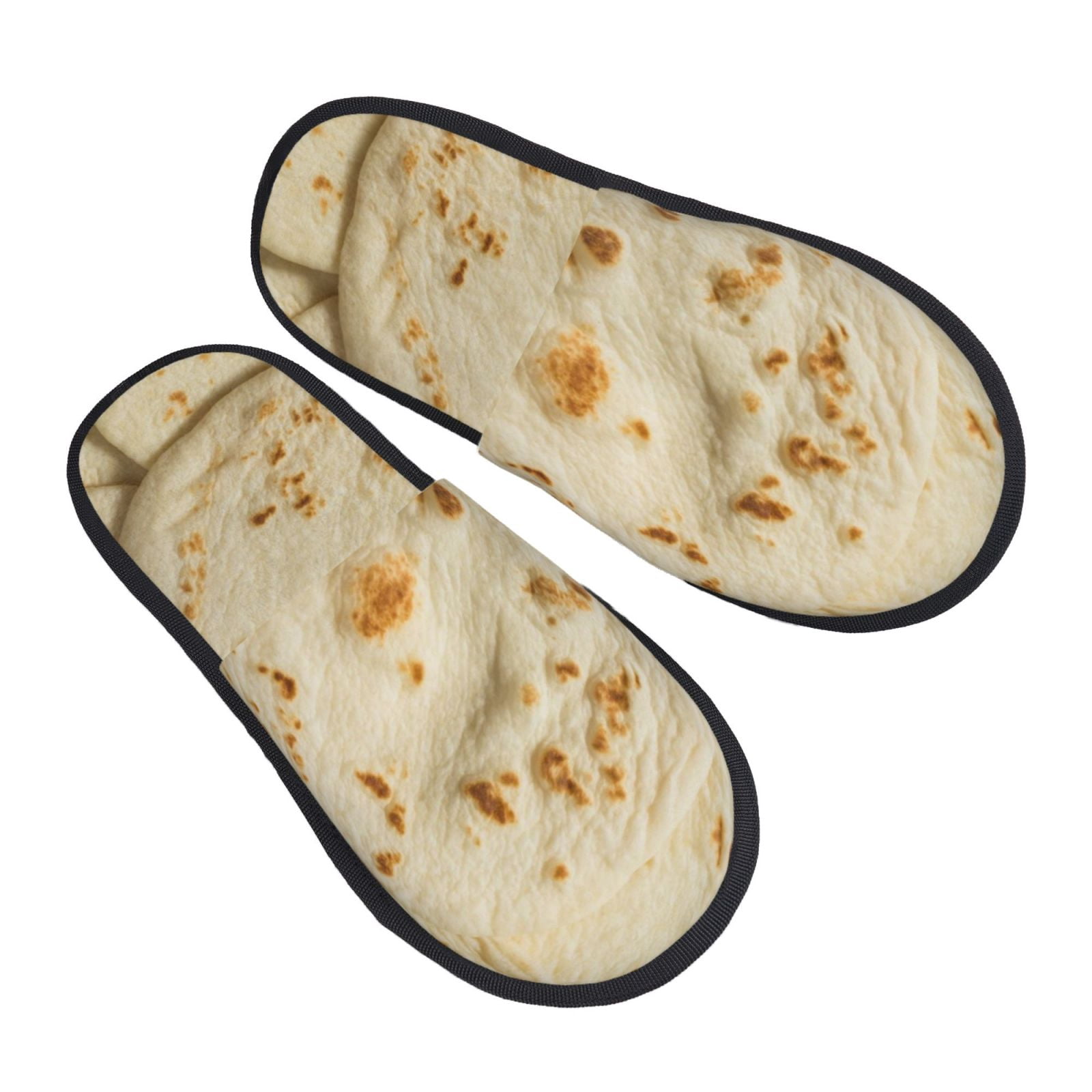 Bingfone Taco Tortillas House Slippers for Women Men with Soft Rubber ...