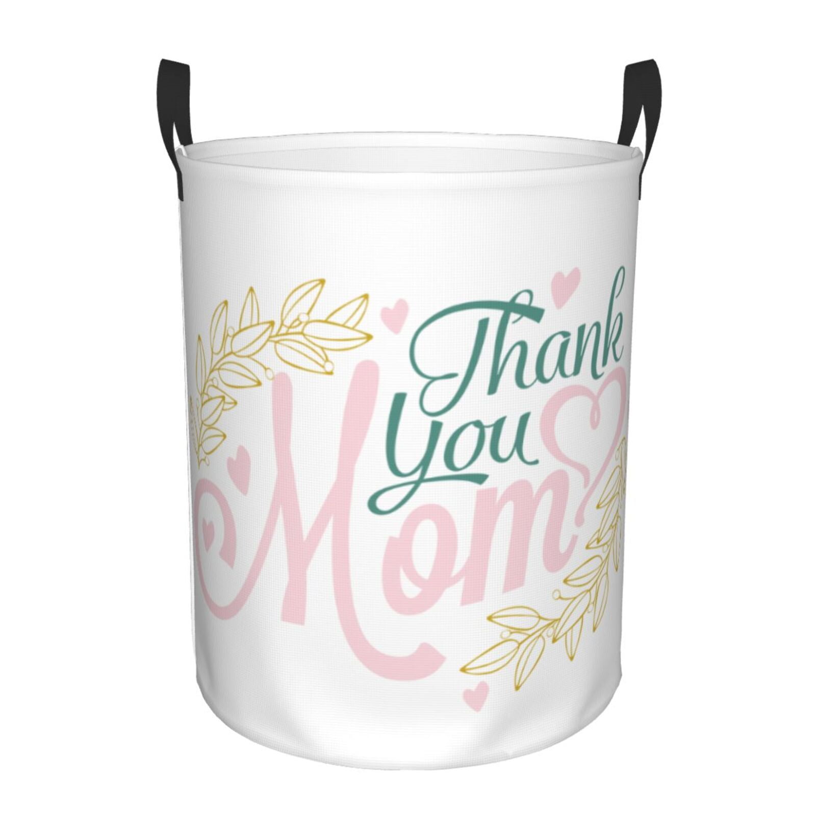 Bingfone Thank You Mom Waterproof Foldable Laundry Hamper Bucket With ...