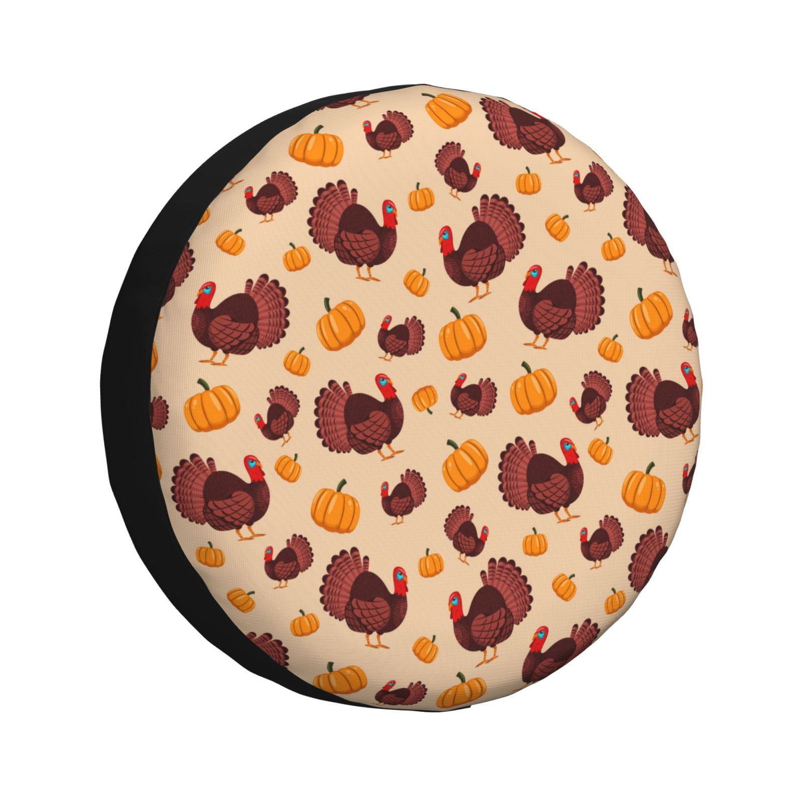 Bingfone Thanksgiving Turkey and Pumpkin Spare Tire Cover Weatherproof ...