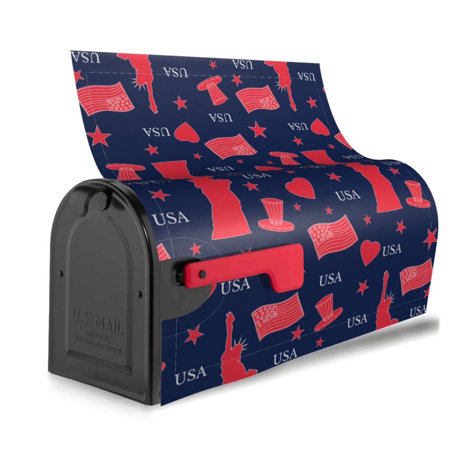 Bingfone The Statue Of Liberty Magnetic Mailbox Cover Standard Size for ...