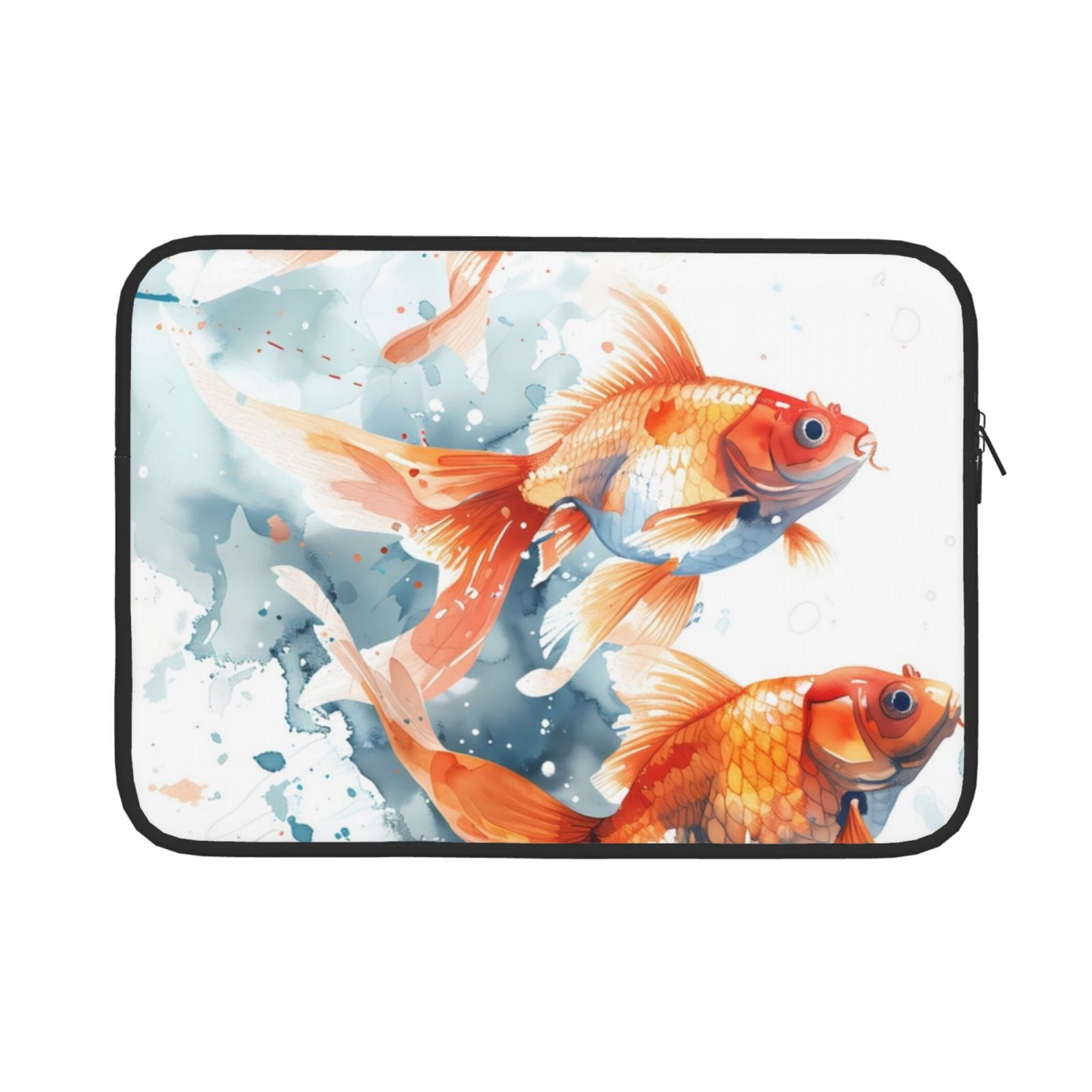 Bingfone Three Goldfish Watercolor Splash Laptop Sleeve Case 15 inch ...