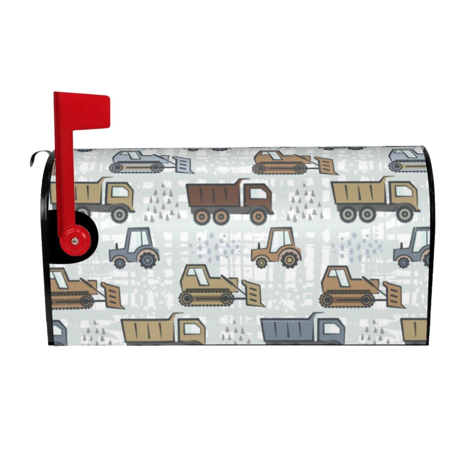 Bingfone Tractor And Dumper Magnetic Mailbox Cover Standard Size For ...