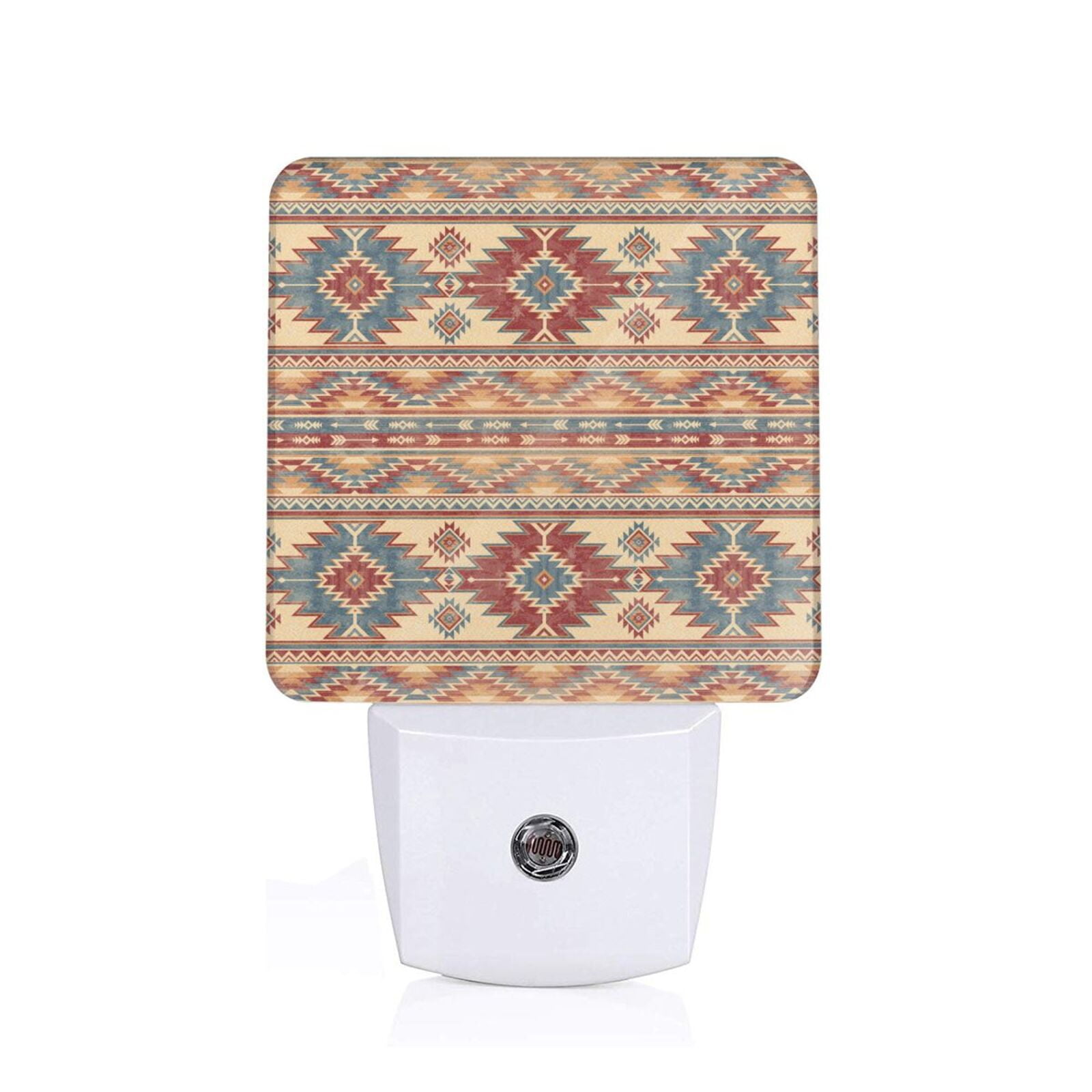 Bingfone Traditional Tribal Aztec Print Night Lights Plug into Wall ...