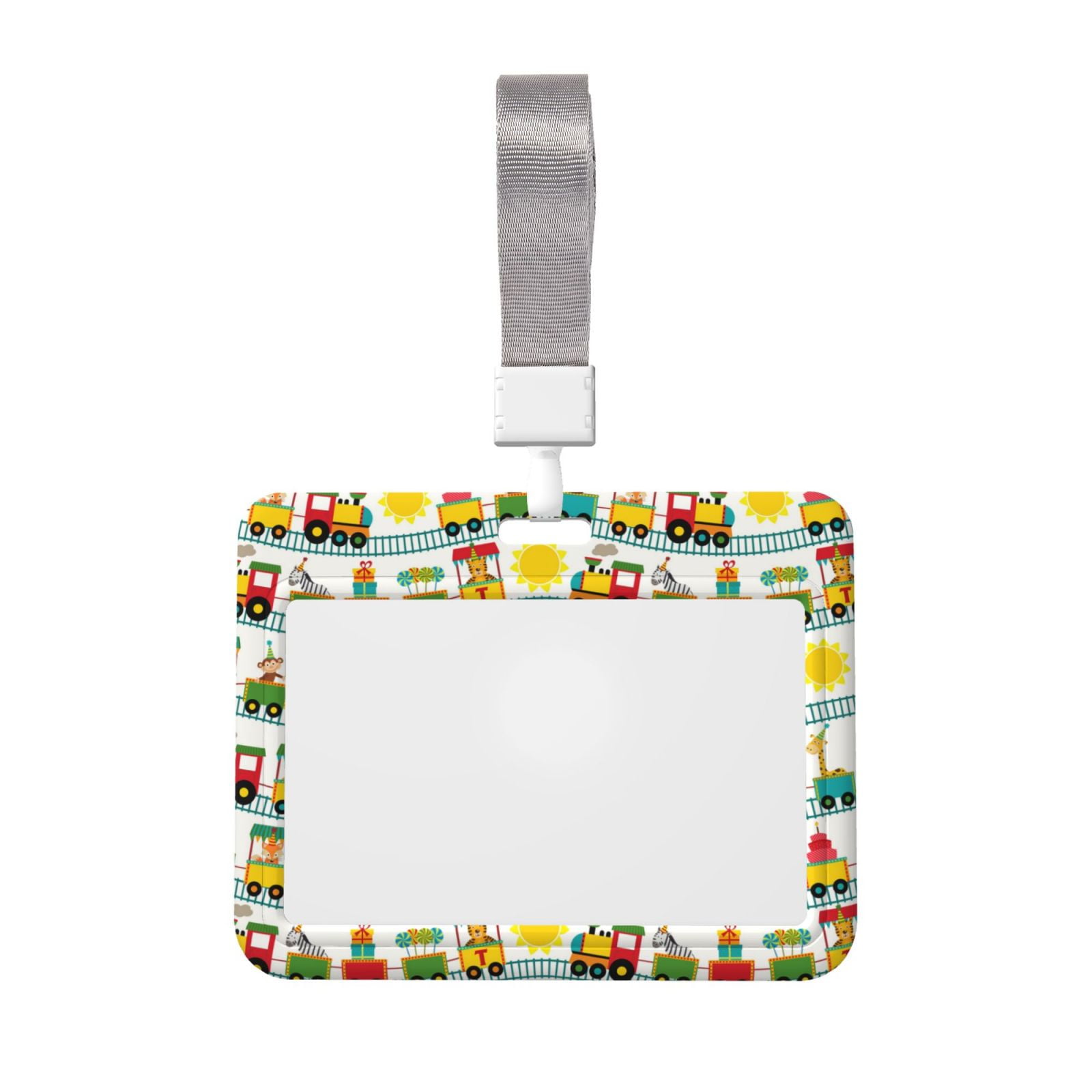 Bingfone Train With Animals Card Badge Holder,for Girls Girly Women 4 x ...