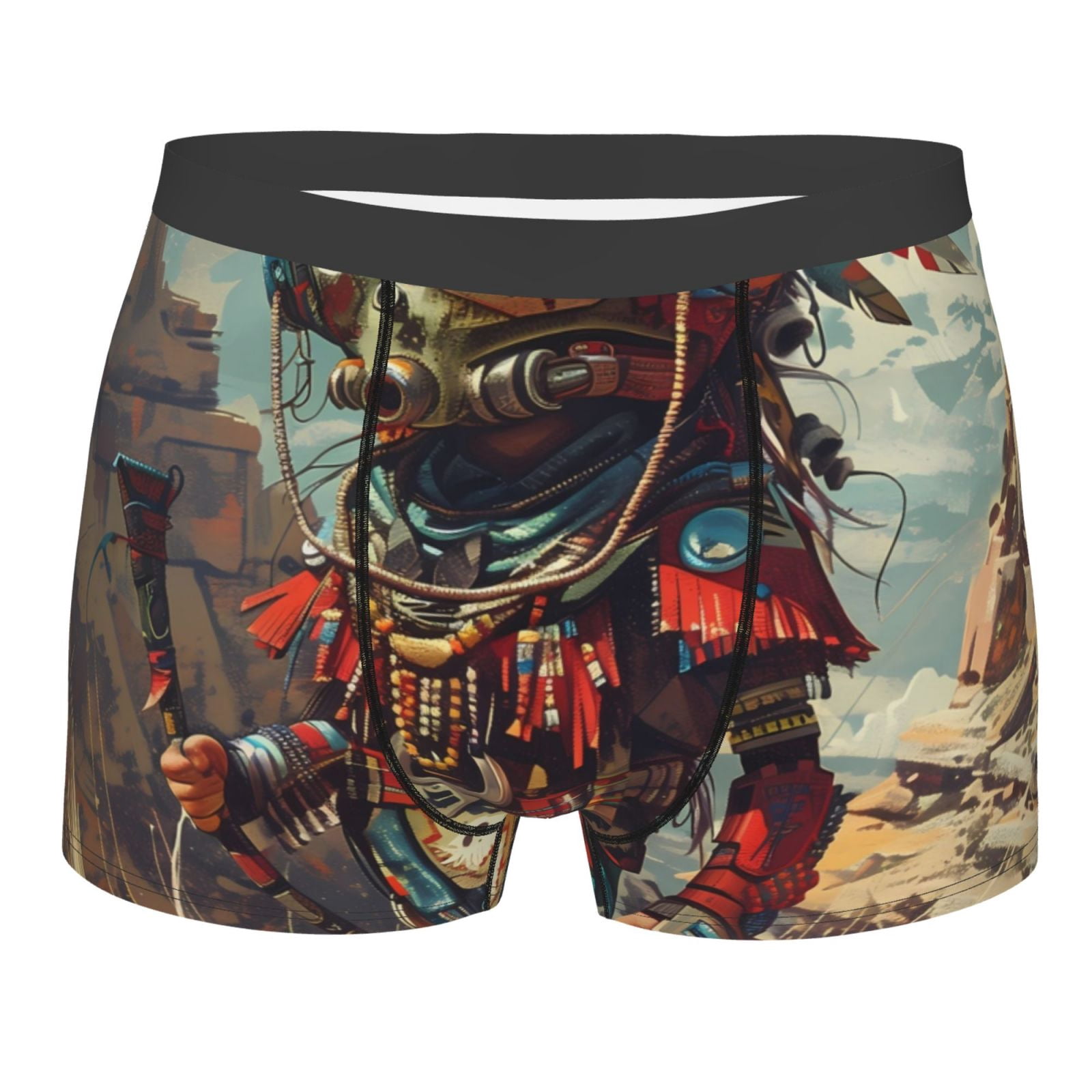 Bingfone Tribal Futuristic Warrior Men's Underwear - Casual Stretch ...