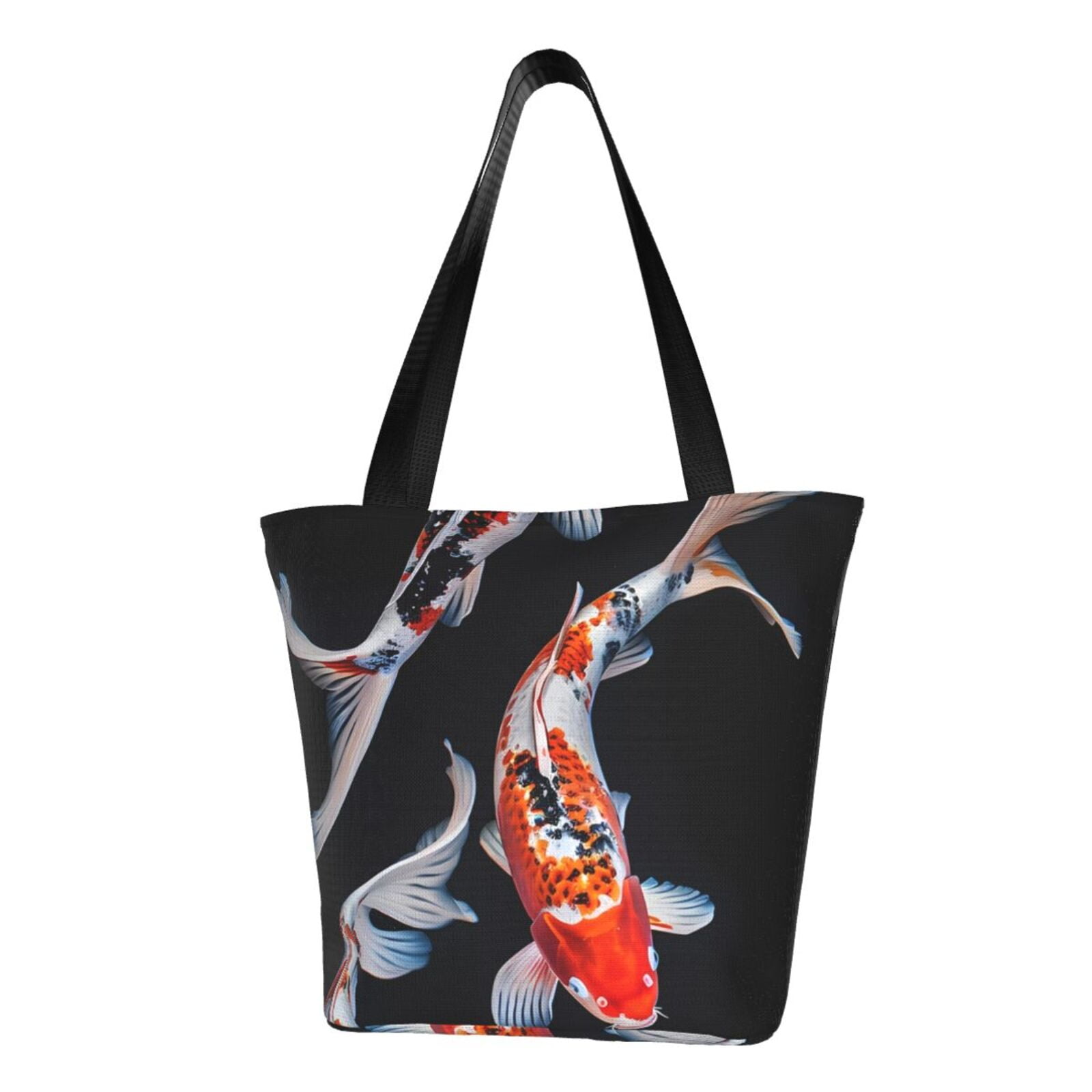 Bingfone Tricolor Koi Fish Trio Women Shoulder Tote Bags Casual Bag ...
