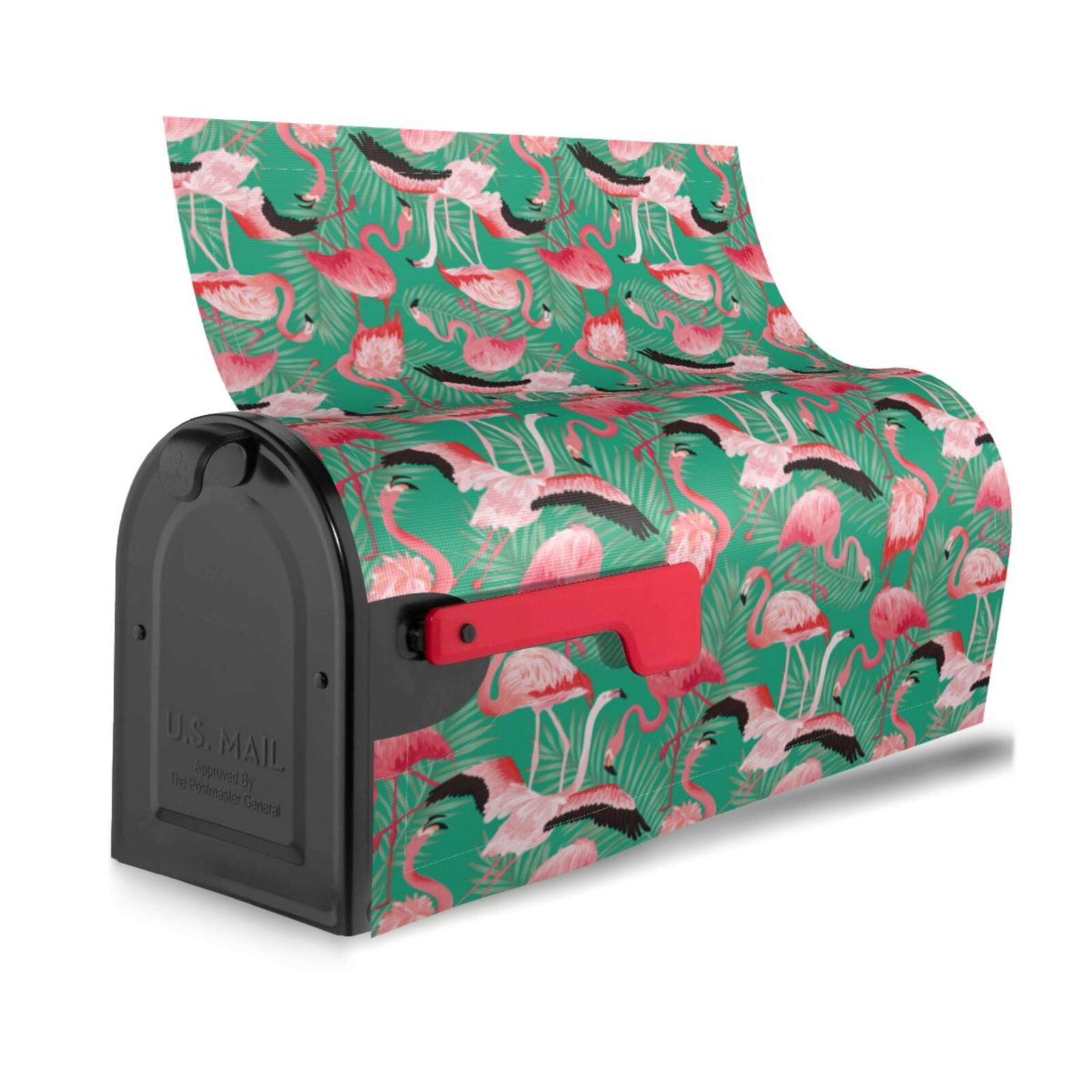 Bingfone Tropical Flamingo Magnetic Mailbox Cover Standard Size for ...