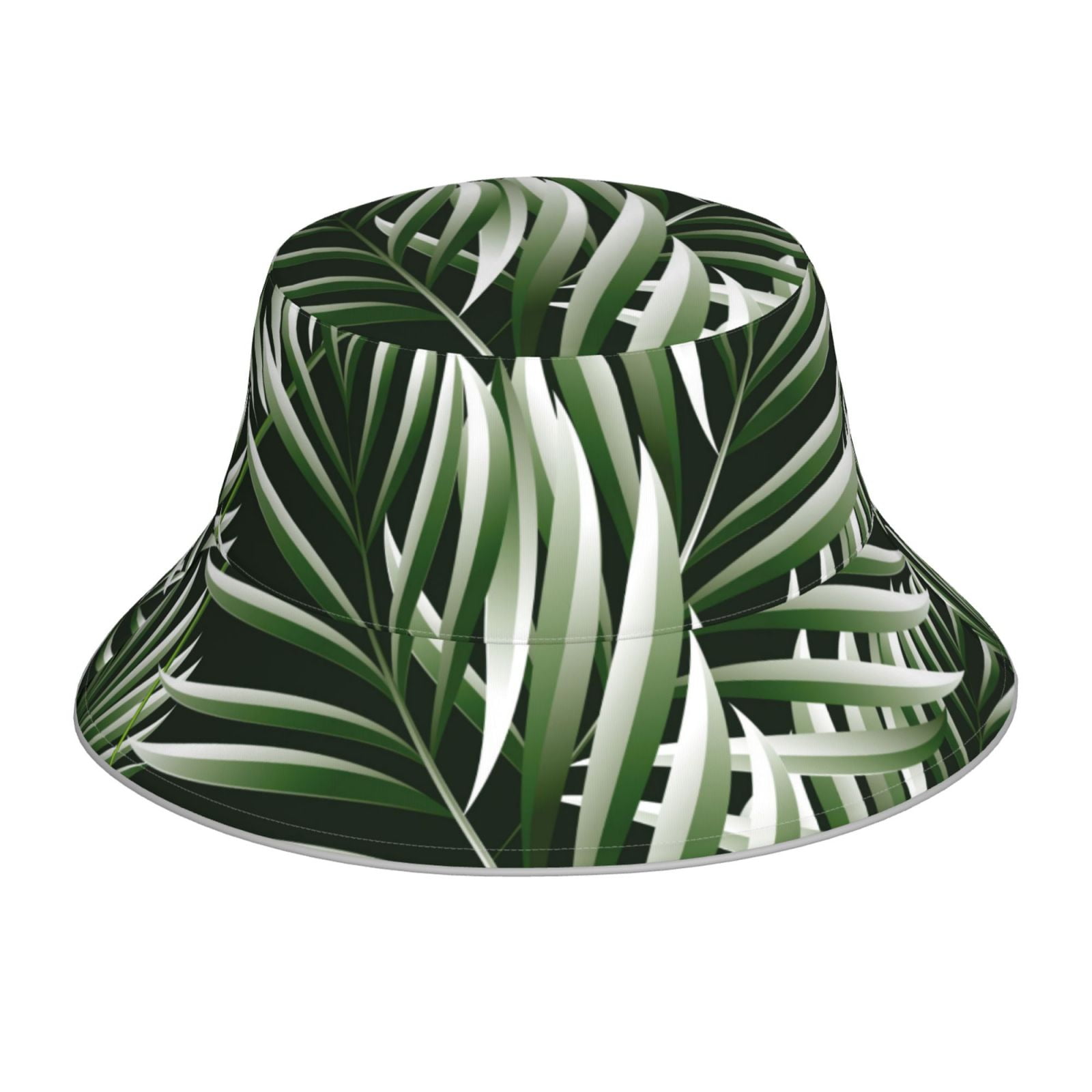 Bingfone Tropical Palm Leaves1 Bucket Hat For Men Women,Packable ...