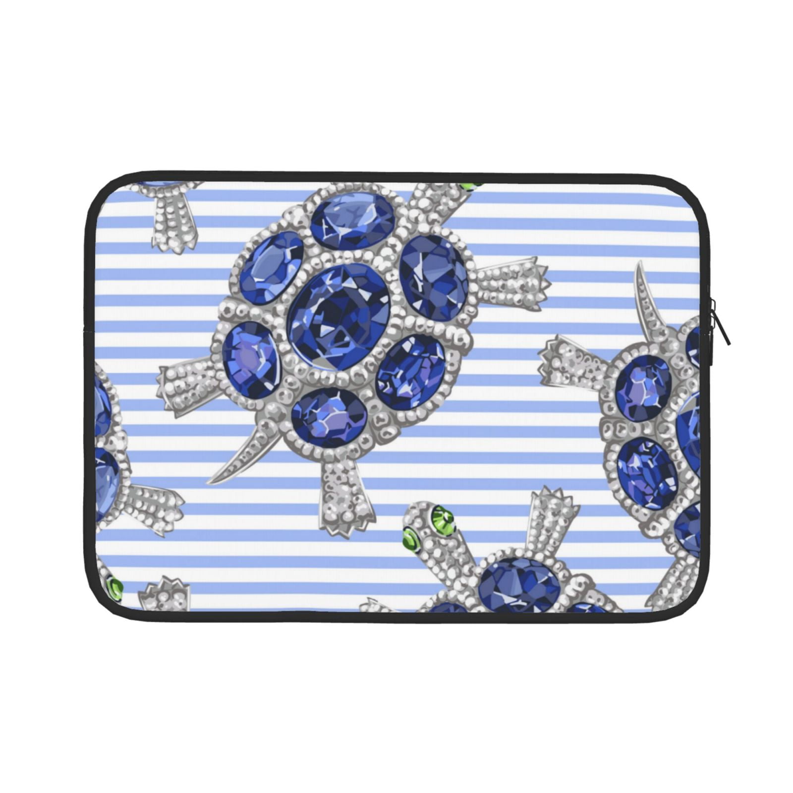 Bingfone Turtle With Blue Stones Laptop Sleeve Case 13 Inch, 360 ...