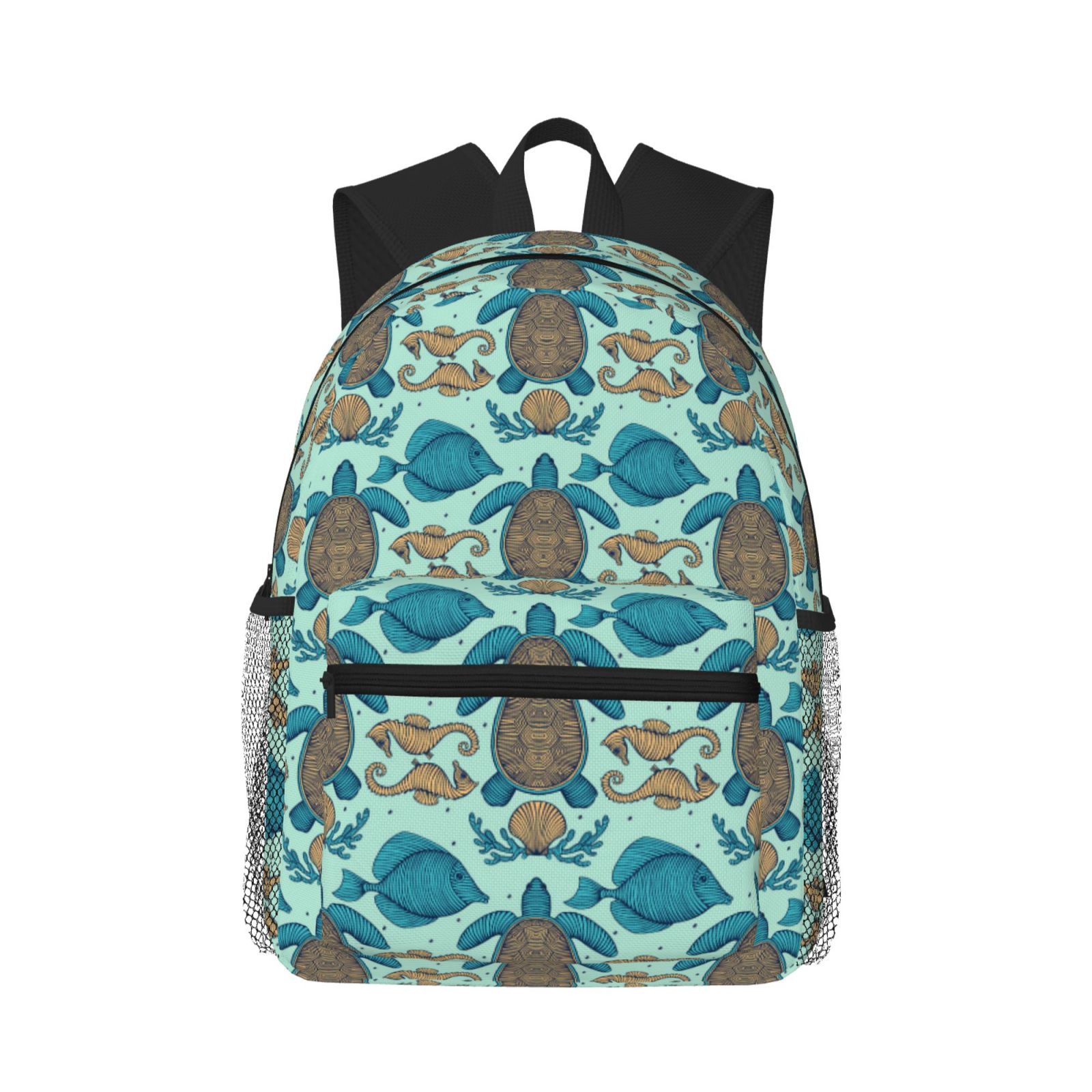 Bingfone Turtles And Seahorses Kids Backpack Girls And Boys Classic ...
