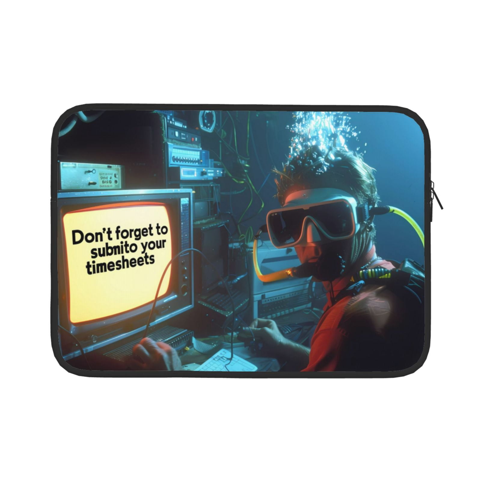 Bingfone Underwater Office Diver Laptop Sleeve Case 13 inch , 360 ...