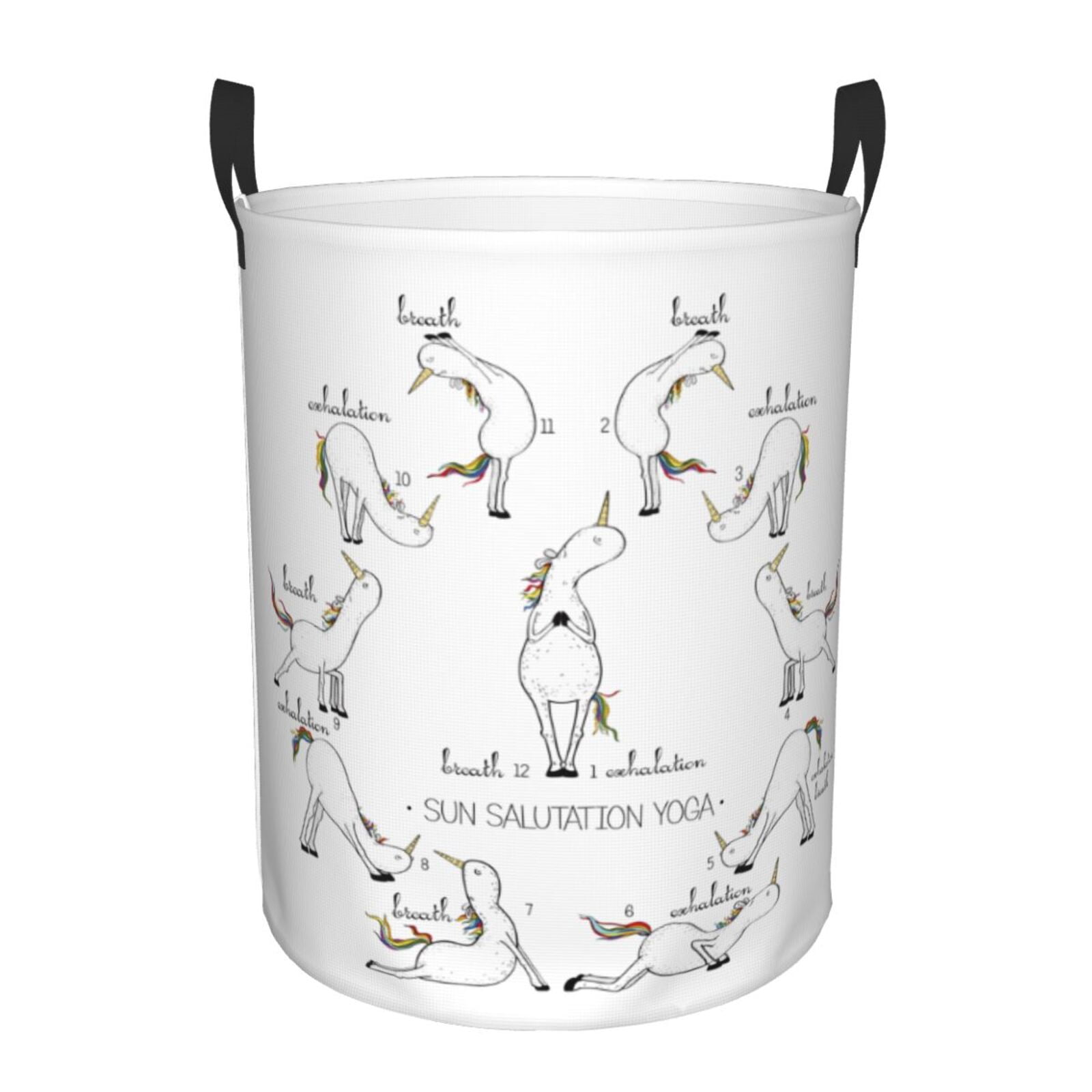 Bingfone Unicorn Sun Salutataion Yoga Waterproof Foldable Laundry ...
