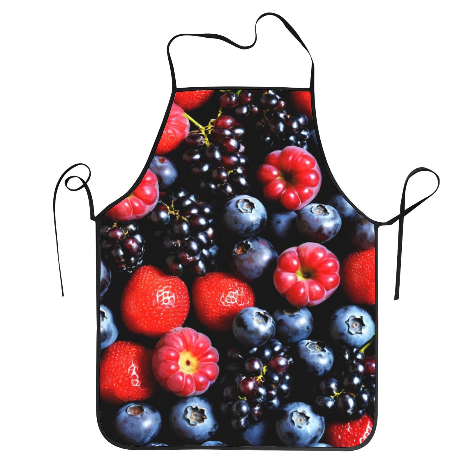 Bingfone Variety Of Fruits And Berries for Tie-up Apron, Unisex ...
