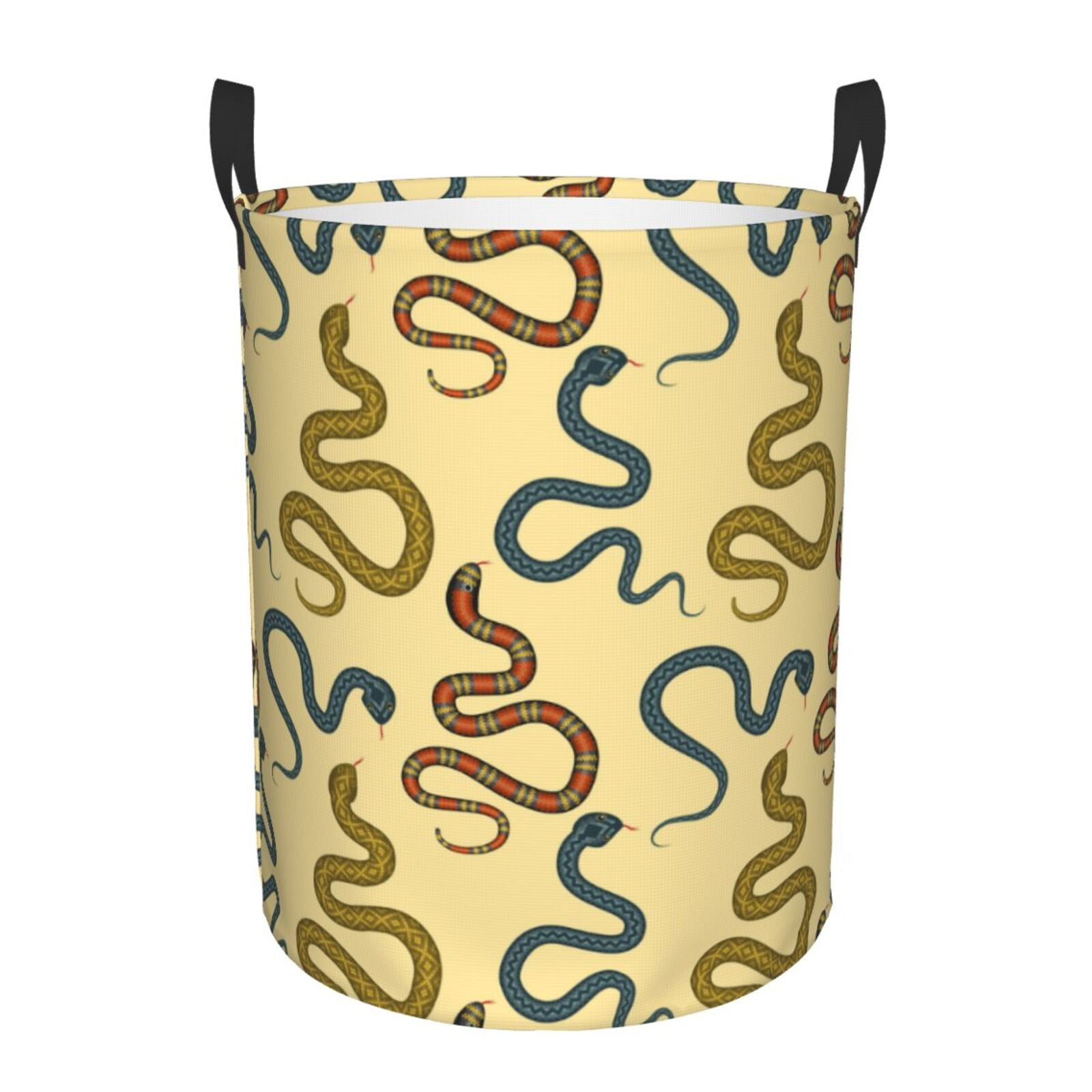 Bingfone Various Snake Waterproof Foldable Laundry Hamper Bucket with ...