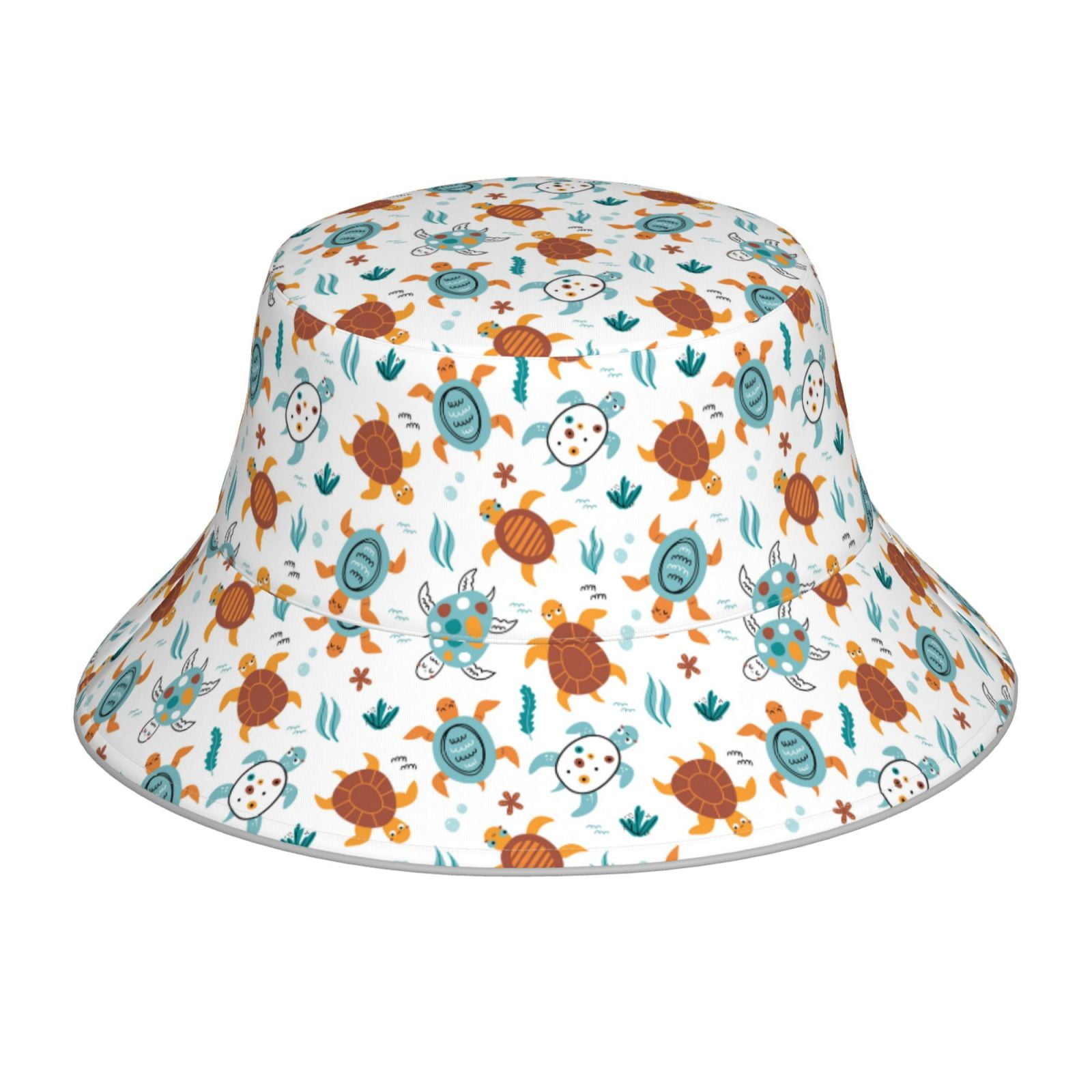Bingfone Various Turtle Bucket Hat for Men Women,Packable Reversible ...