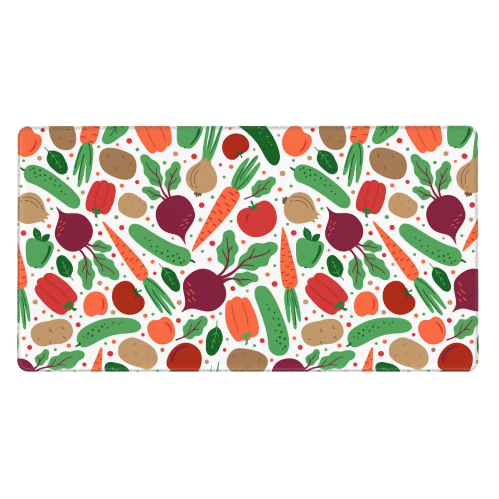 Bingfone Vegetables Large Gaming Mouse Pad,Extended Desk Mousepad With ...