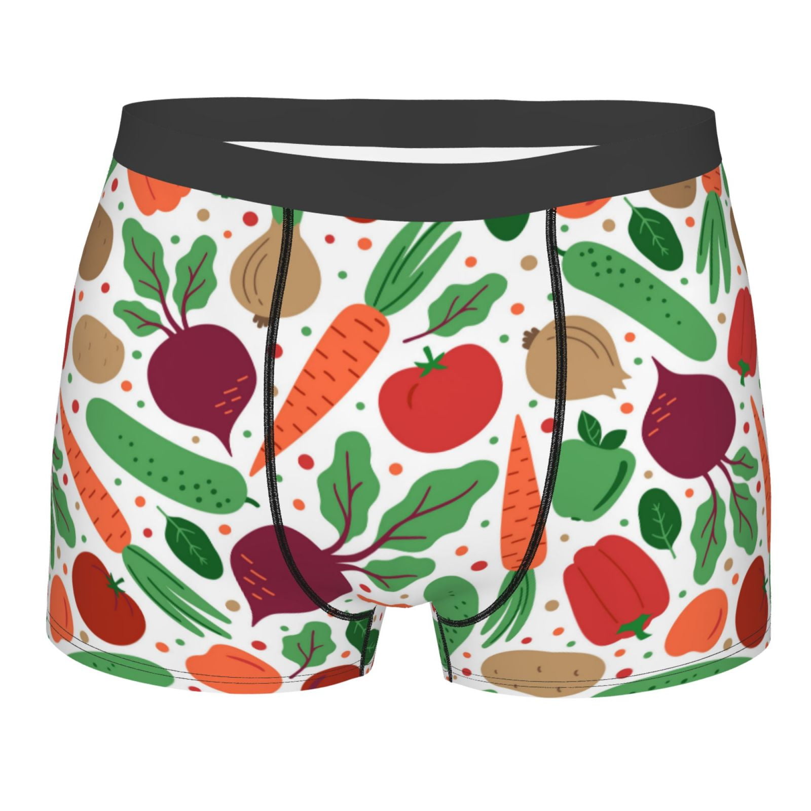 Bingfone Vegetables Men'S Underwear - Casual Stretch Boxer Briefs-Large ...