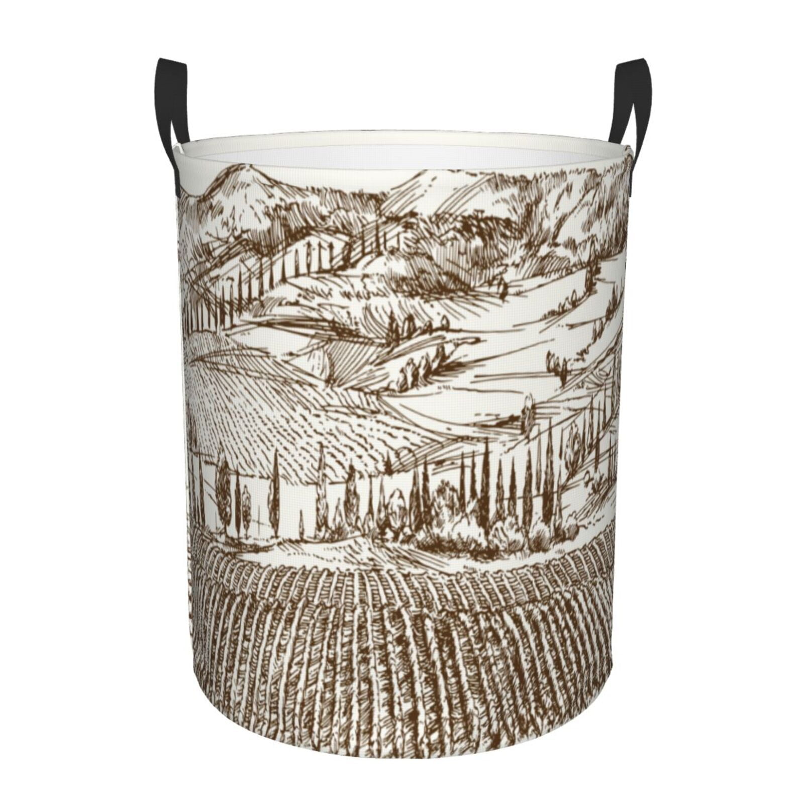 Bingfone Vineyard Landscape 1 Waterproof Foldable Laundry Hamper Bucket ...