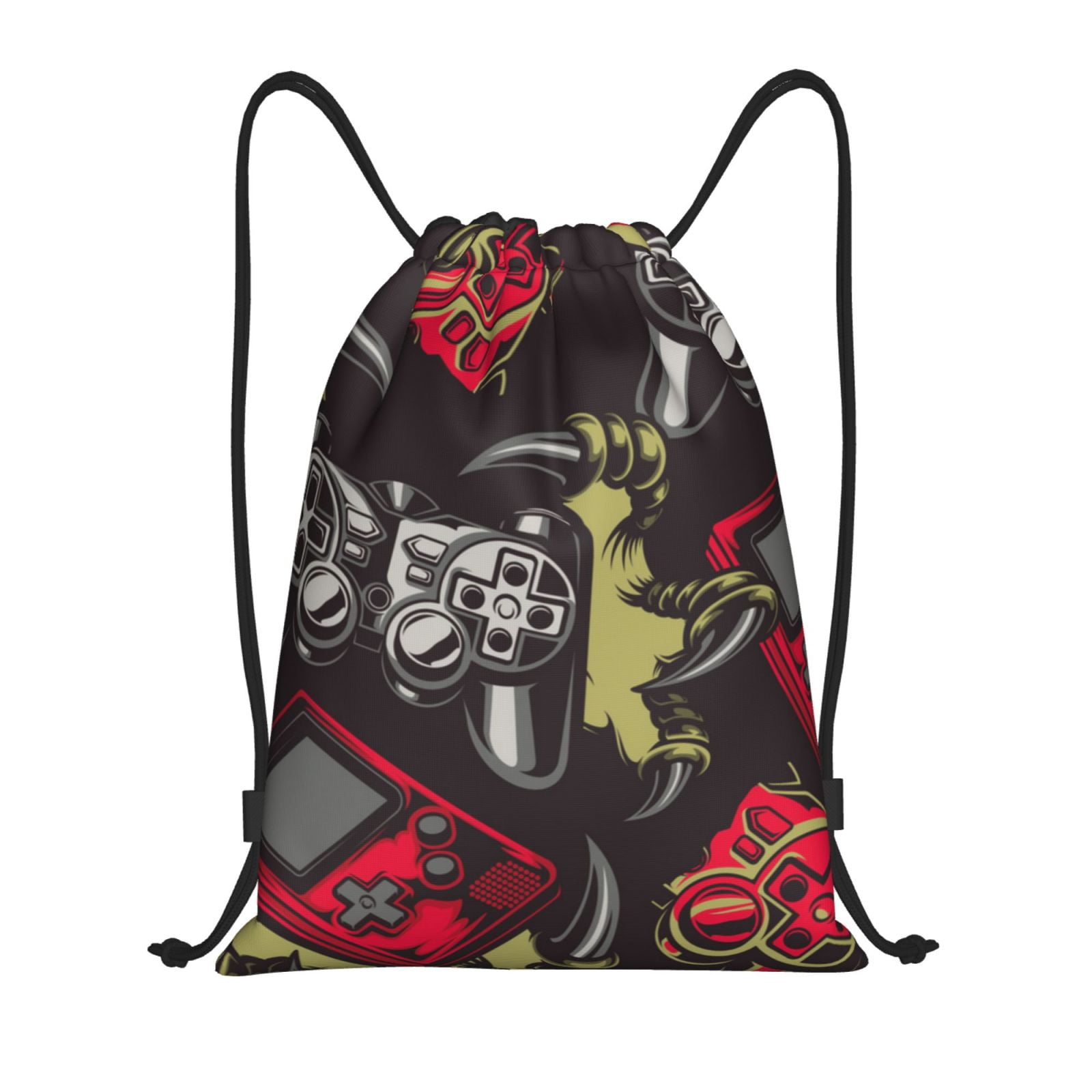 Bingfone Vintage Gaming Drawstrings Backpacks Bags For Men Women Gym ...