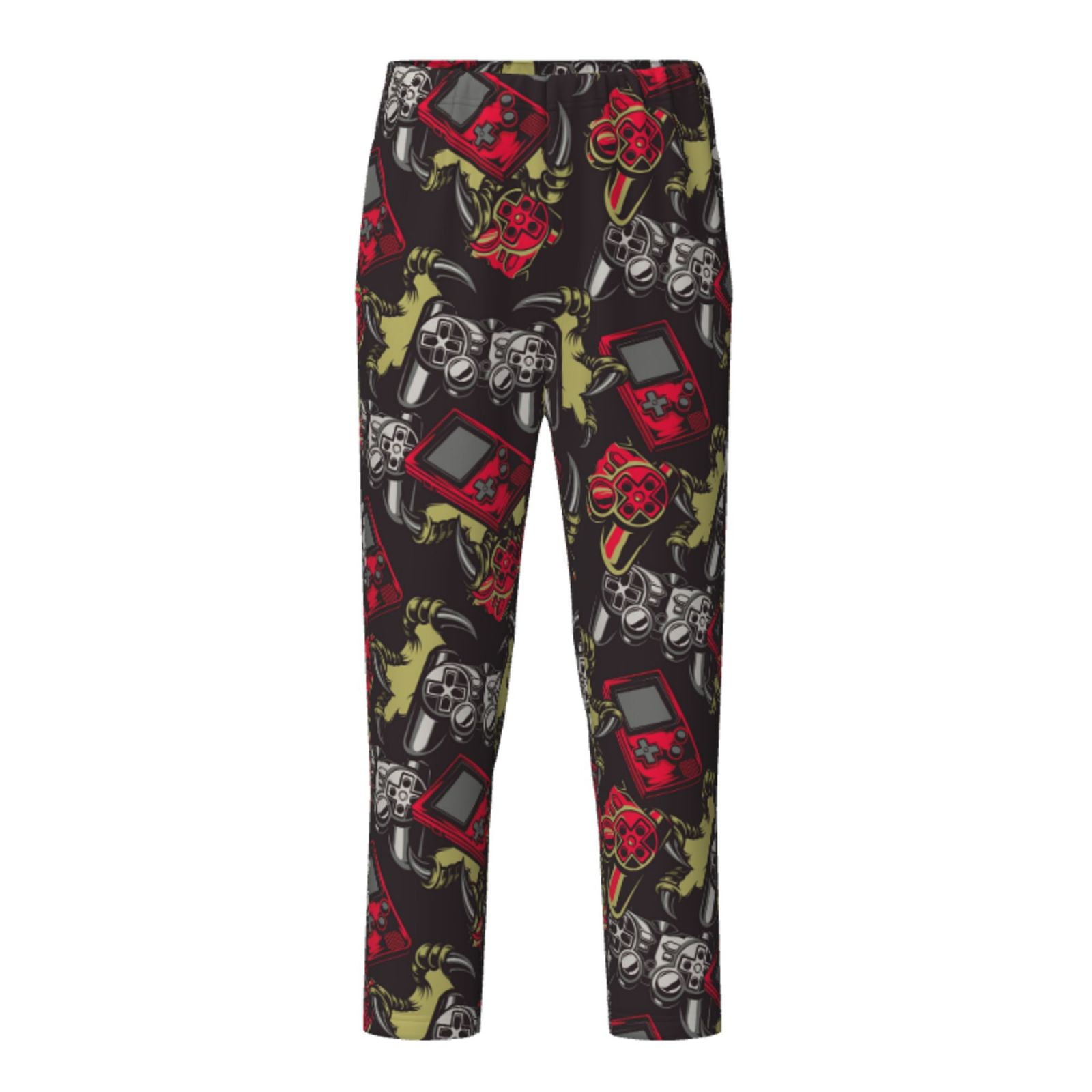 Bingfone Vintage Gaming Print Boys Girls Pajama Pants Lounge Pants with ...