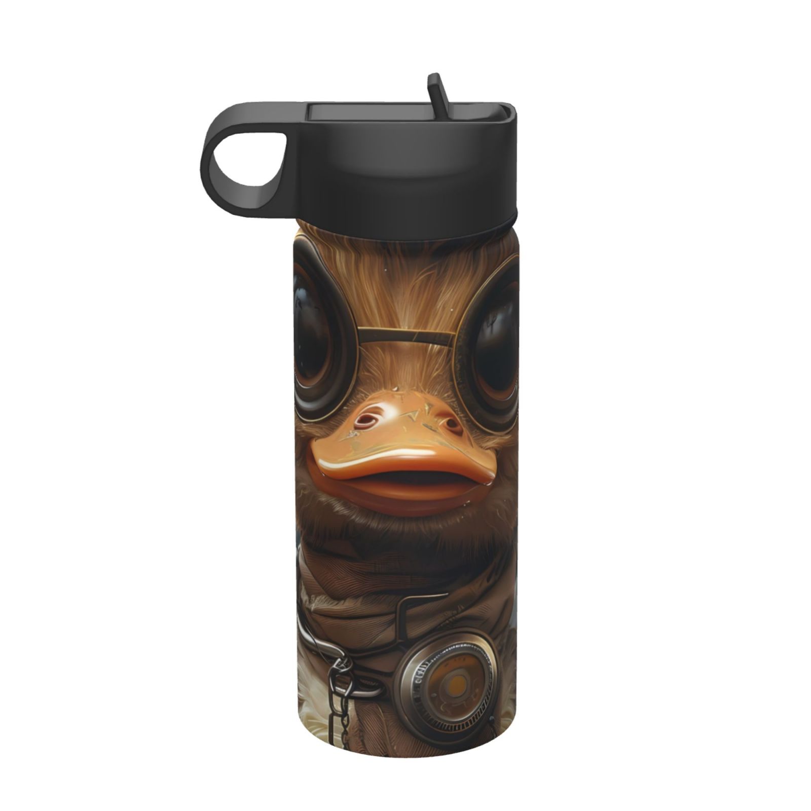 Bingfone Vintage Gentleman Duck Print 18oz Sports Insulated Kettle With ...
