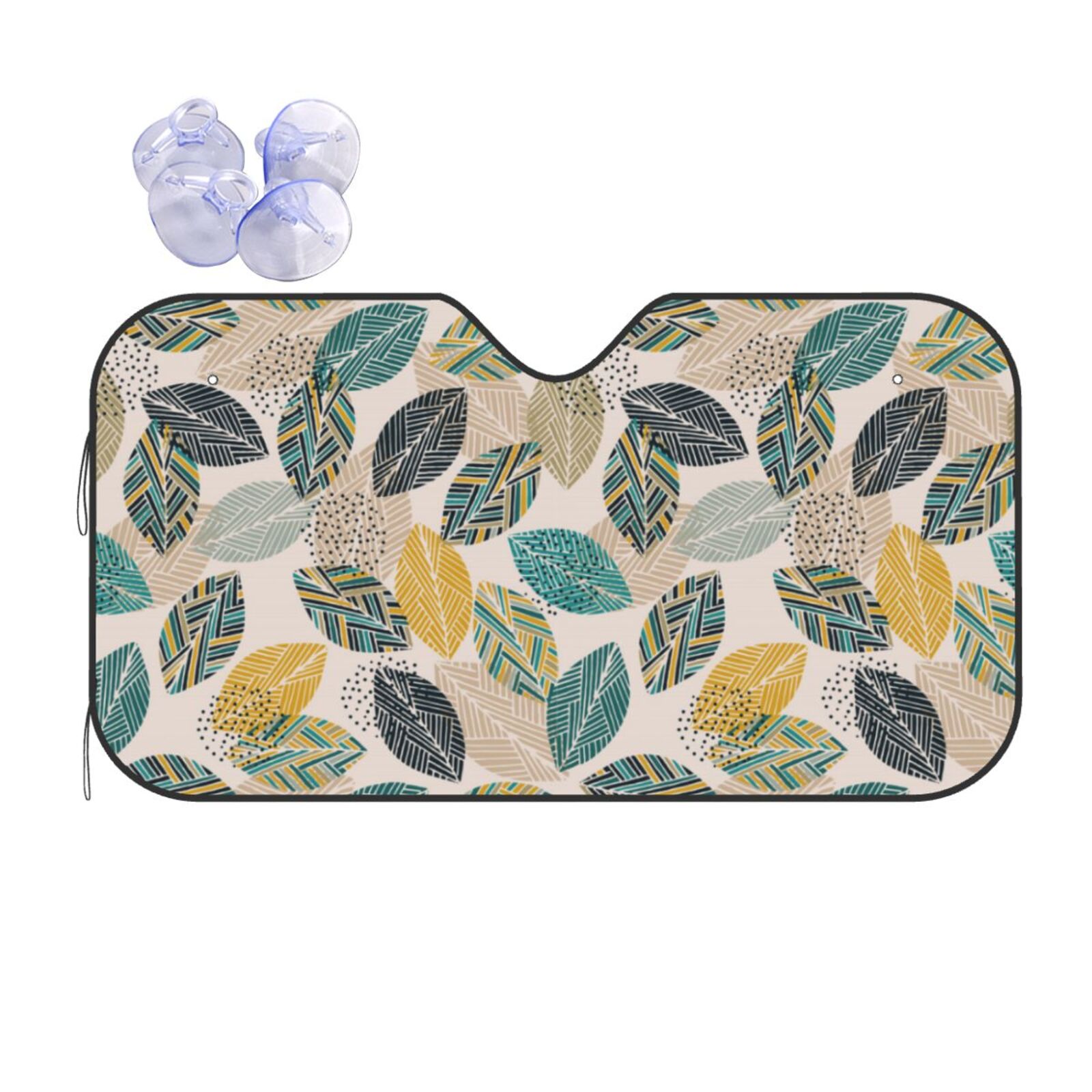 Bingfone Vintage Leaves Car Windshield Sun Shade Protector Keep Your ...