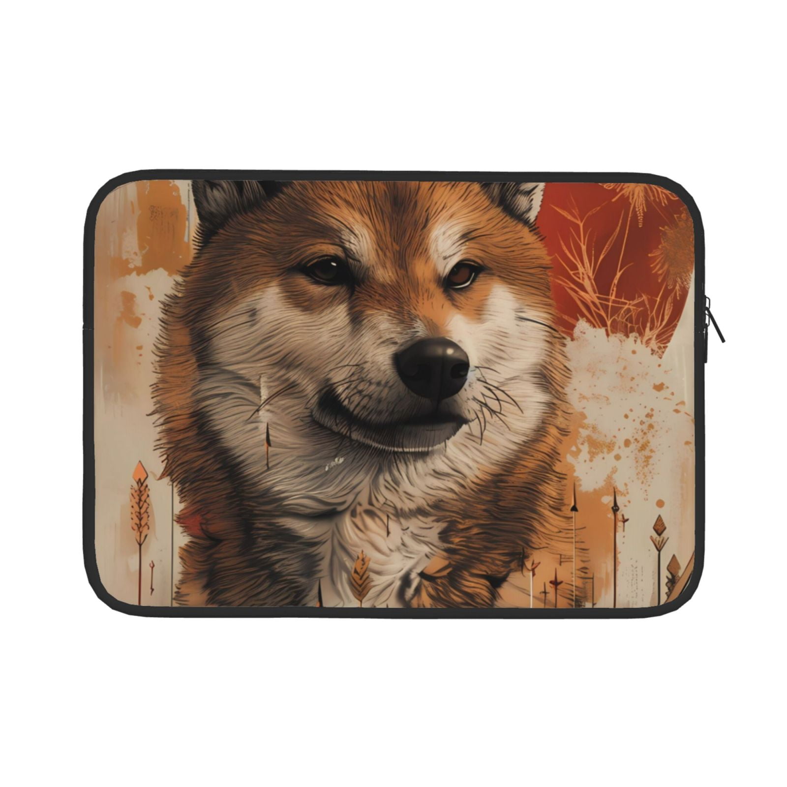 Bingfone Vintage Shiba Inu Art Laptop Sleeve Case 13 inch , 360 ...