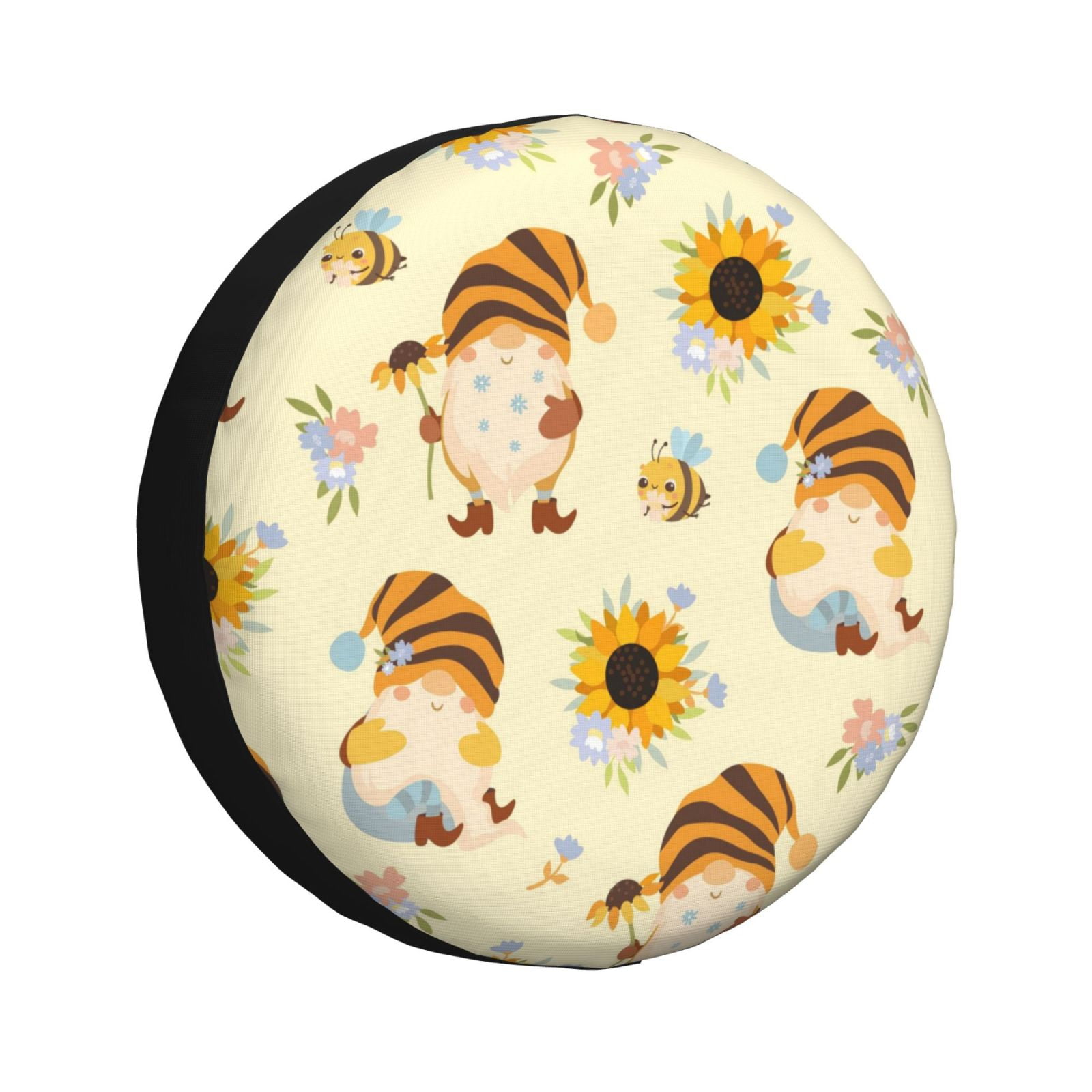 Bingfone Watercolor Bee Honey Honeycomb Bee Spare Tire Cover ...