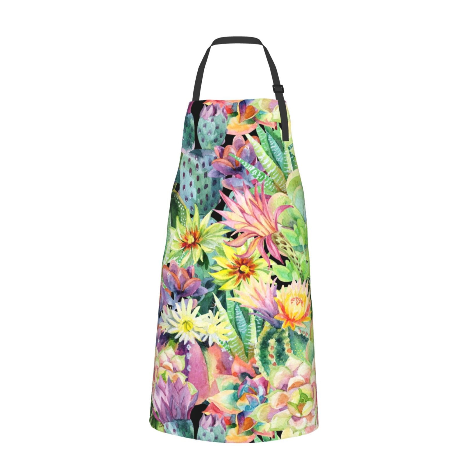 Bingfone Watercolor Blooming Cactus Apron Gifts For Men, Women ...