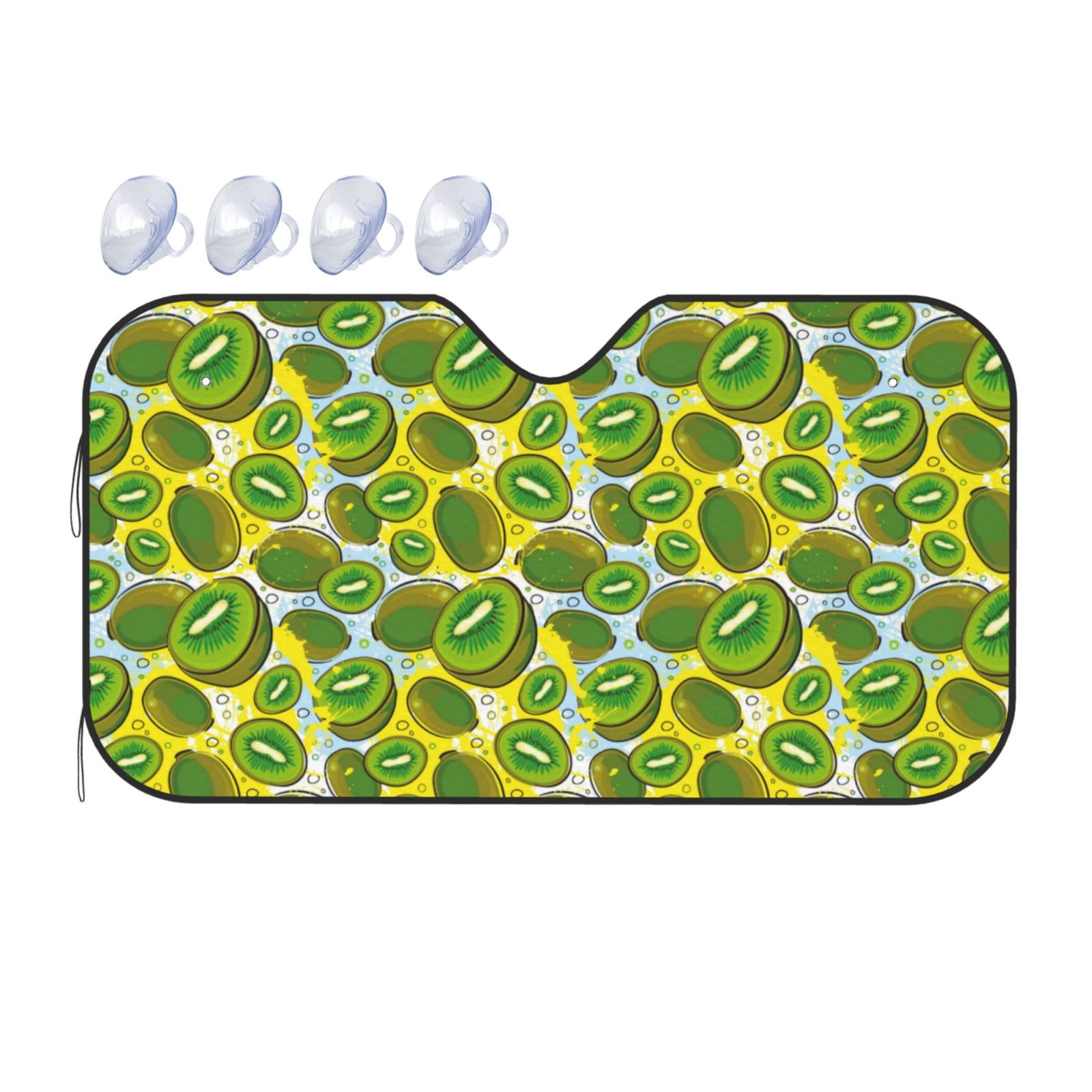 Bingfone Watercolor Kiwi Fruits Summer Car Windshield Sunshade,Sun ...