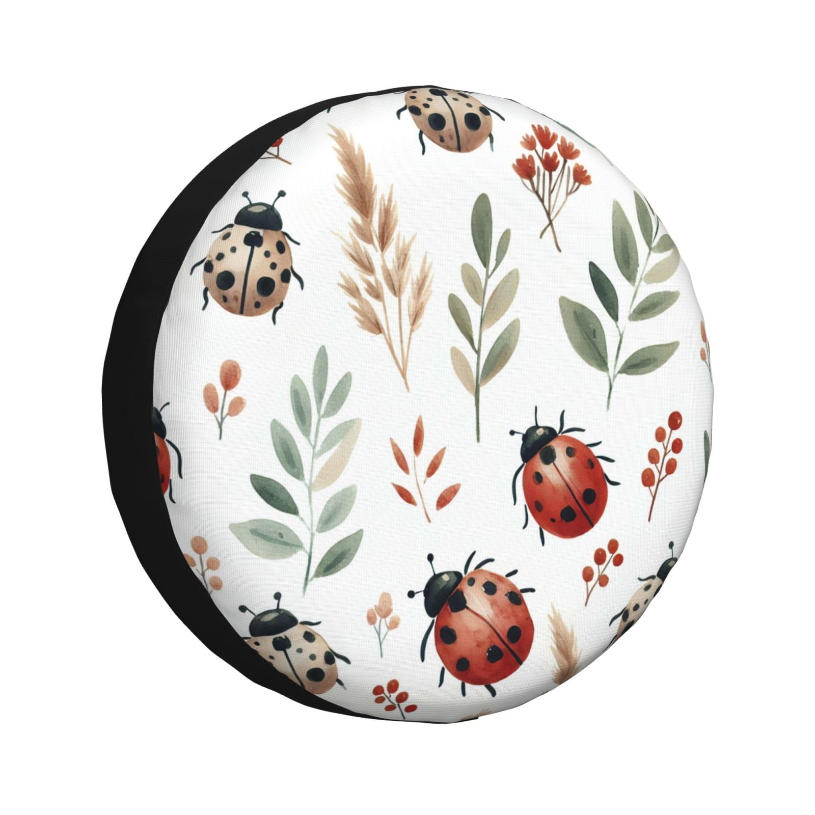 Bingfone Watercolor Ladybug Spare Tire Cover Weatherproof Universal ...