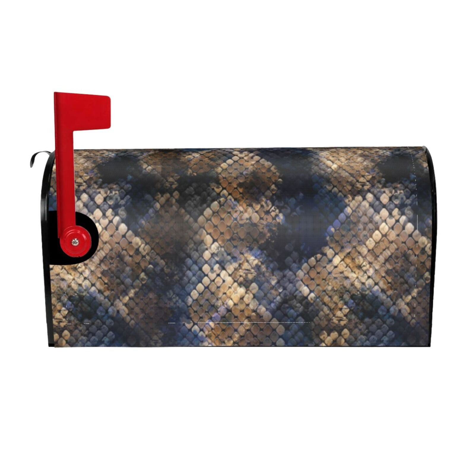 Bingfone Watercolor Snake Skin Magnetic Mailbox Cover Standard Size For ...