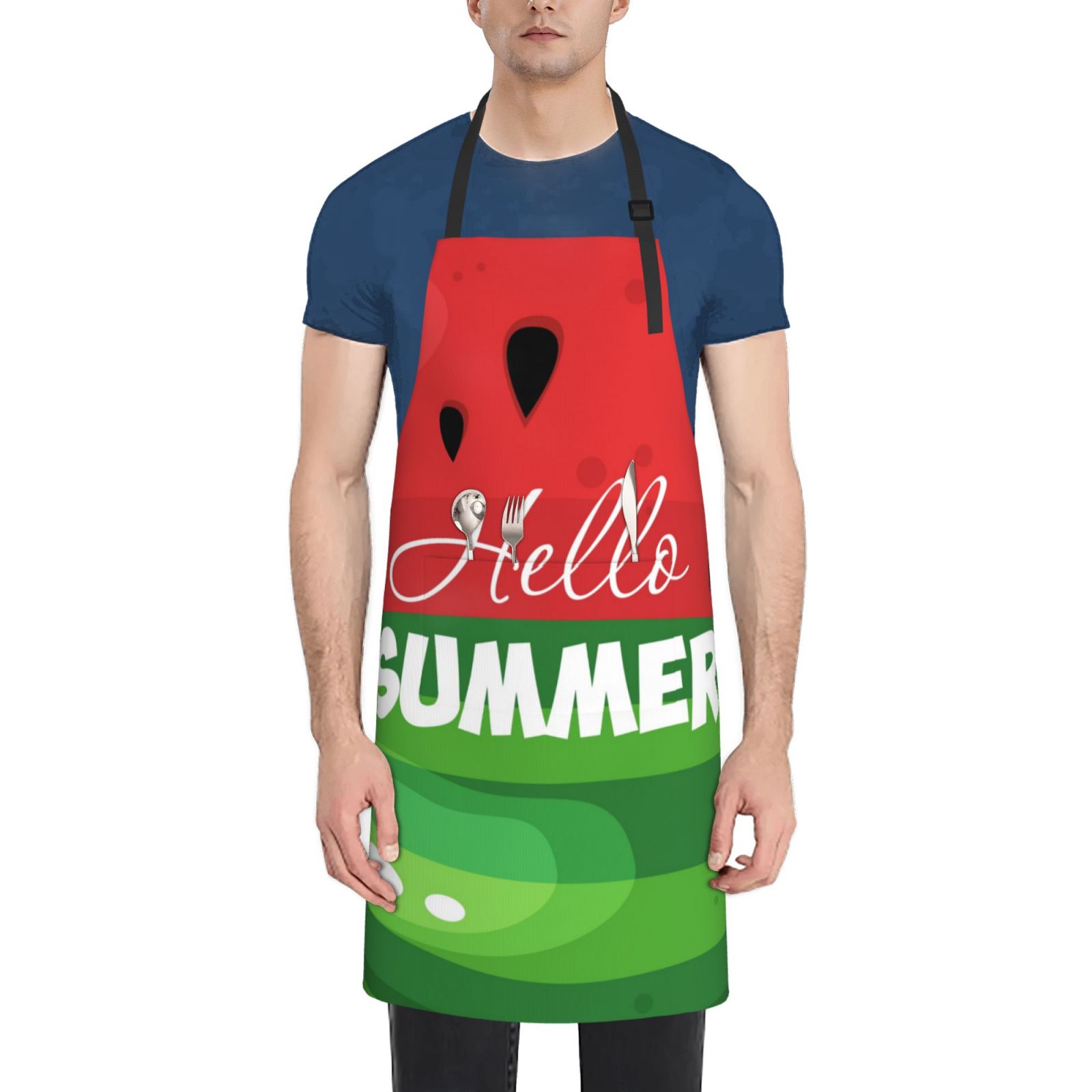 Bingfone Watermelon Hello Summer Apron Gifts For Men, Women ...