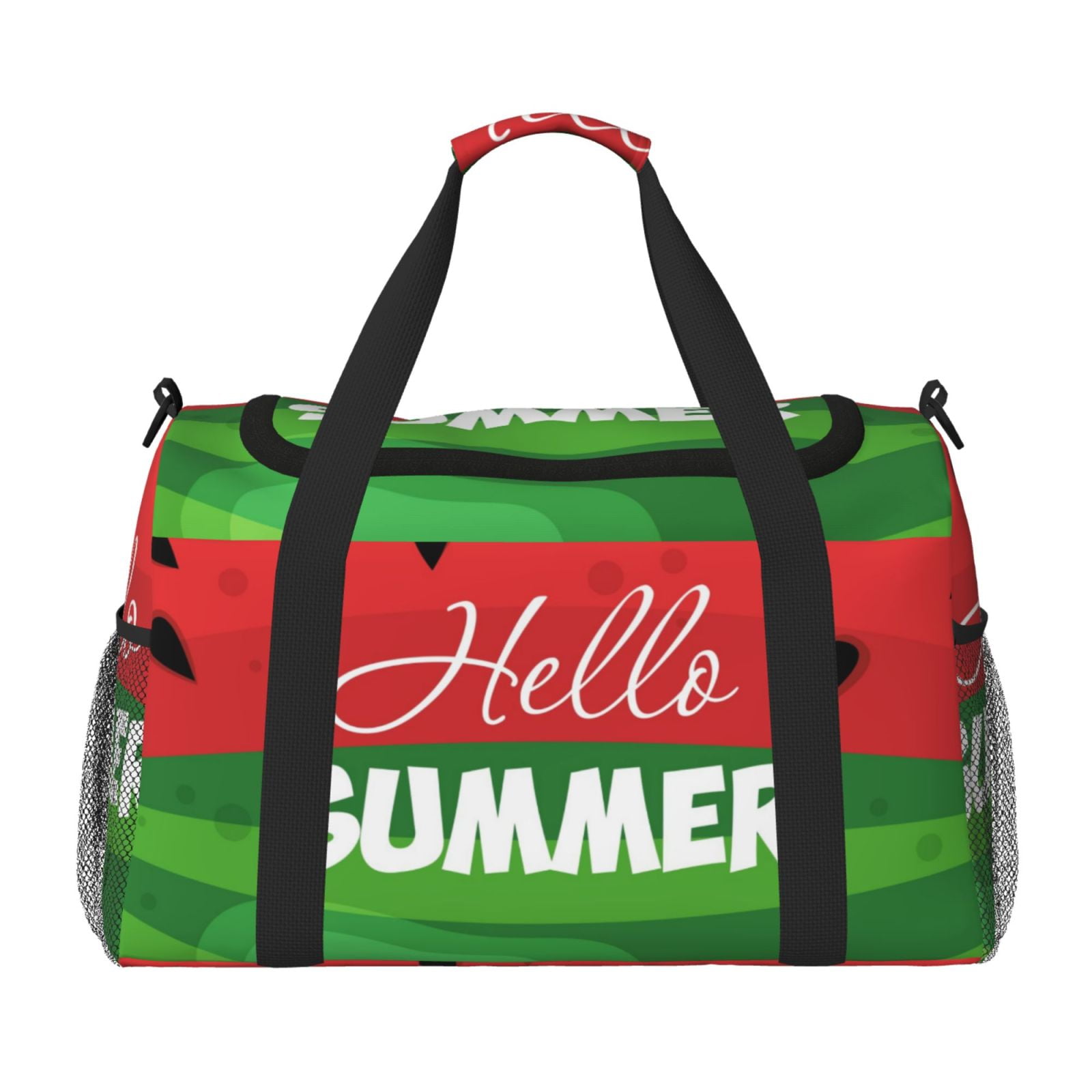 Bingfone Watermelon Hello Summer Print Travel Duffel Tote Bag ...