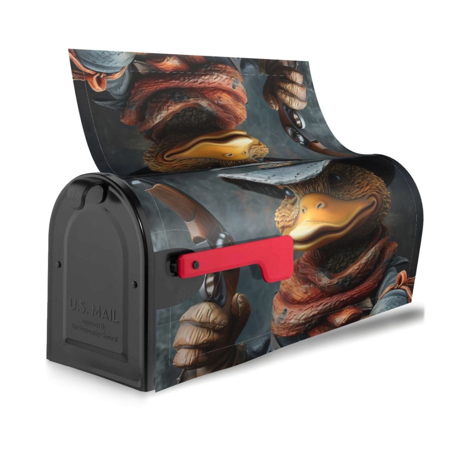 Bingfone Western Cowboy Duck Magnetic Mailbox Cover Standard Size for ...