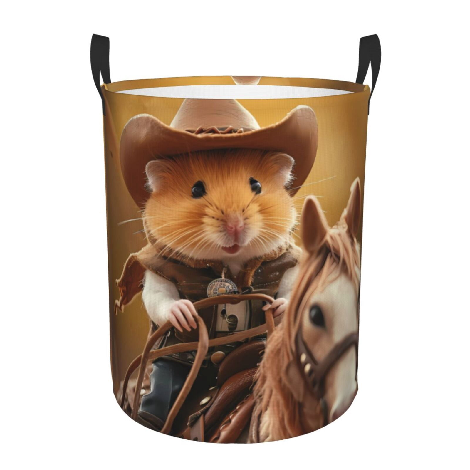 Bingfone Western Cowboy Guinea Pig Waterproof Foldable Laundry Hamper ...