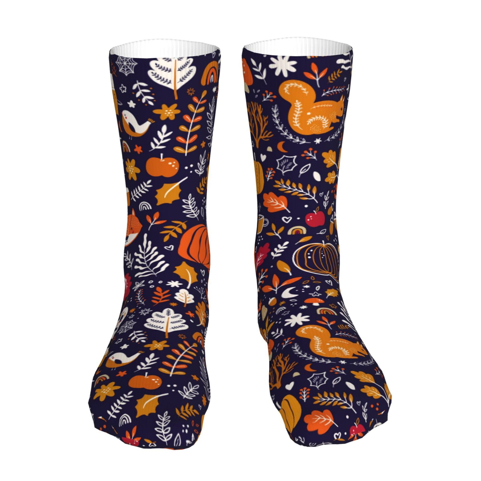 Bingfone Whimsical Autumn Forest Prirnt Women's Men's Fun Pattern and ...