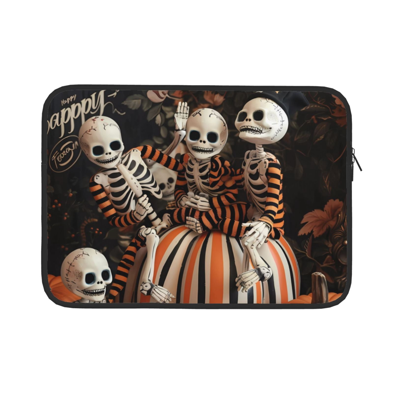 Bingfone Whimsical Halloween Skeletons Laptop Sleeve Case 15 inch , 360 ...