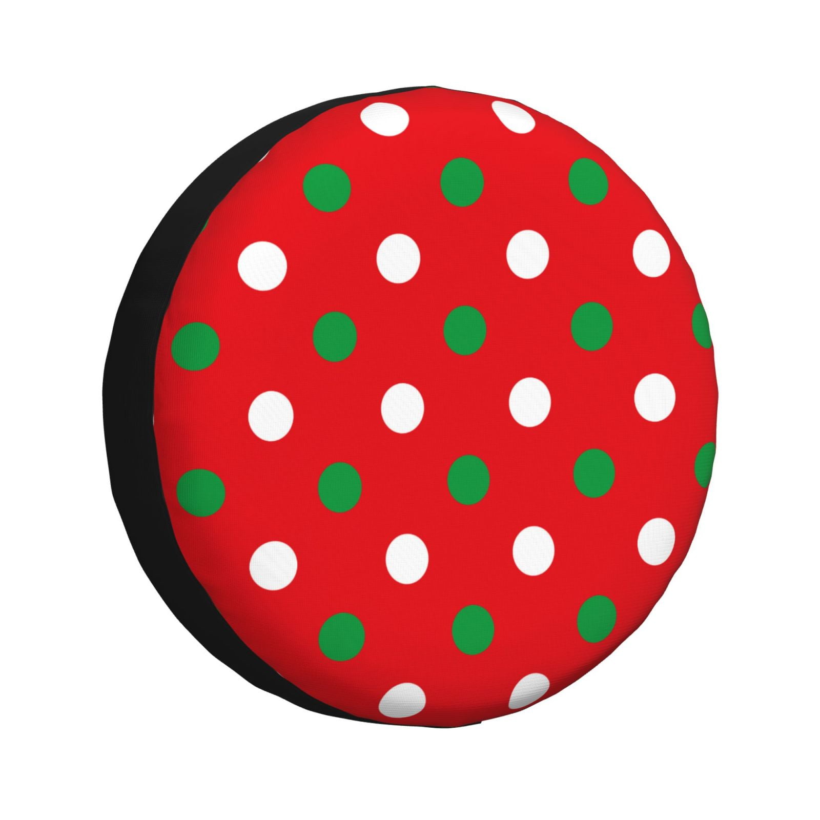 Bingfone White And Green Polka Dot Spare Tire Cover Weatherproof ...