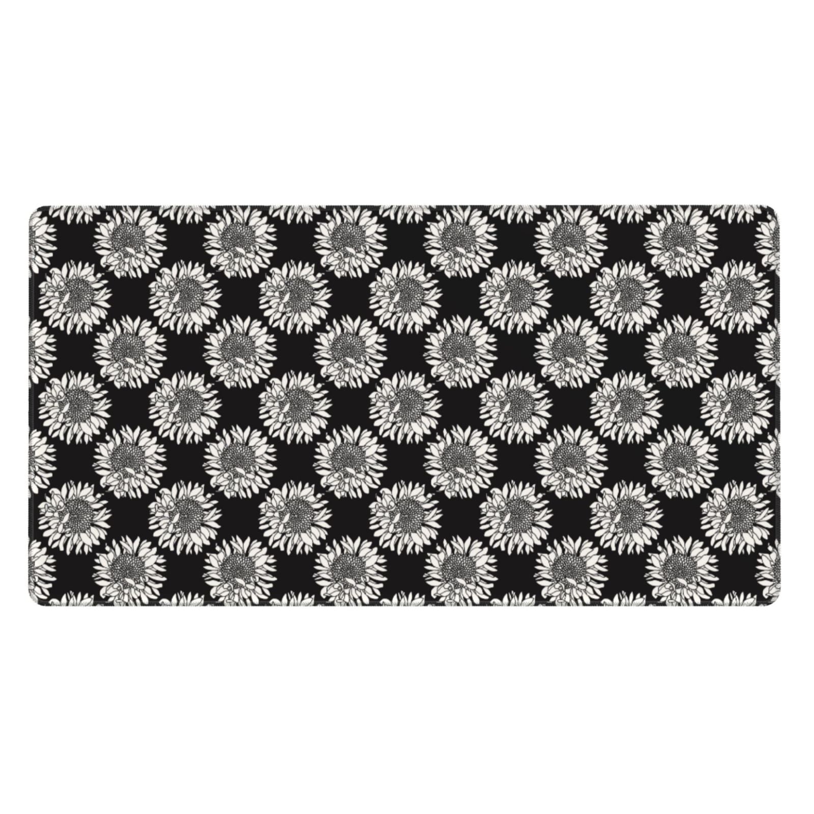 Bingfone White Sunflowers Large Gaming Mouse Pad,Extended Desk Mousepad ...