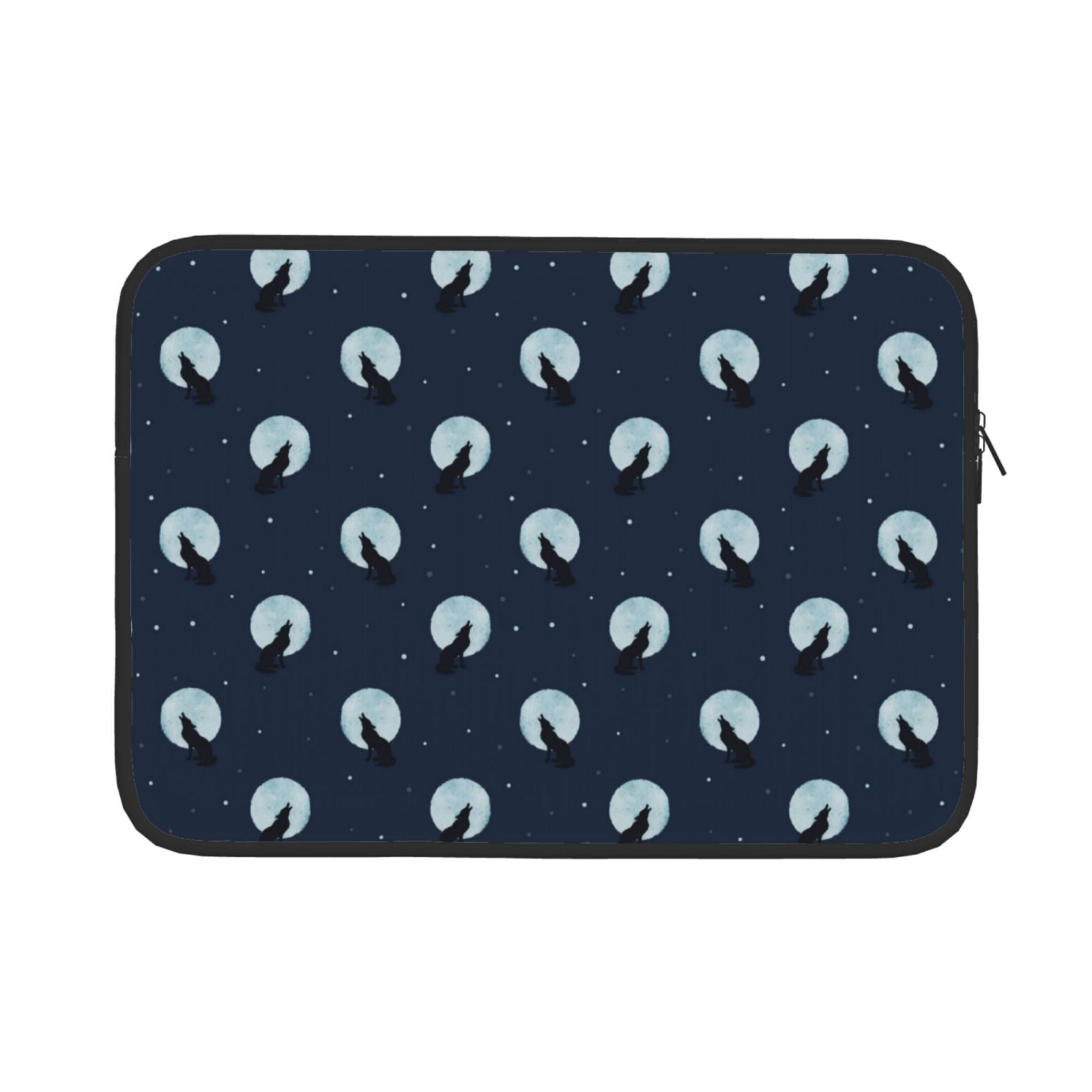 Bingfone Wolf And Moon Laptop Sleeve Case 13 inch , 360° Protective ...